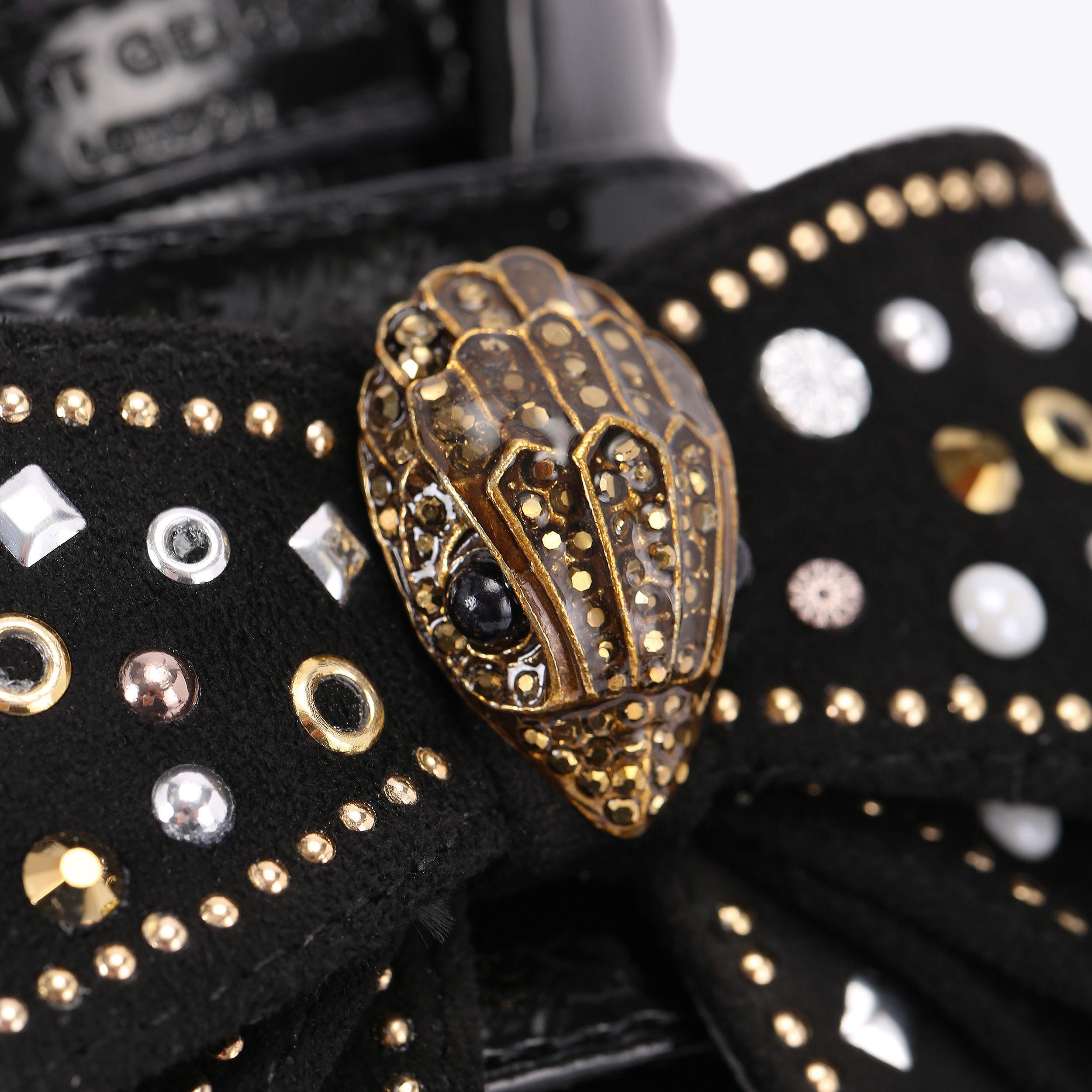 MINI LANEY BOW Patent Leather Mini Kids Sneaker by KURT GEIGER LONDON