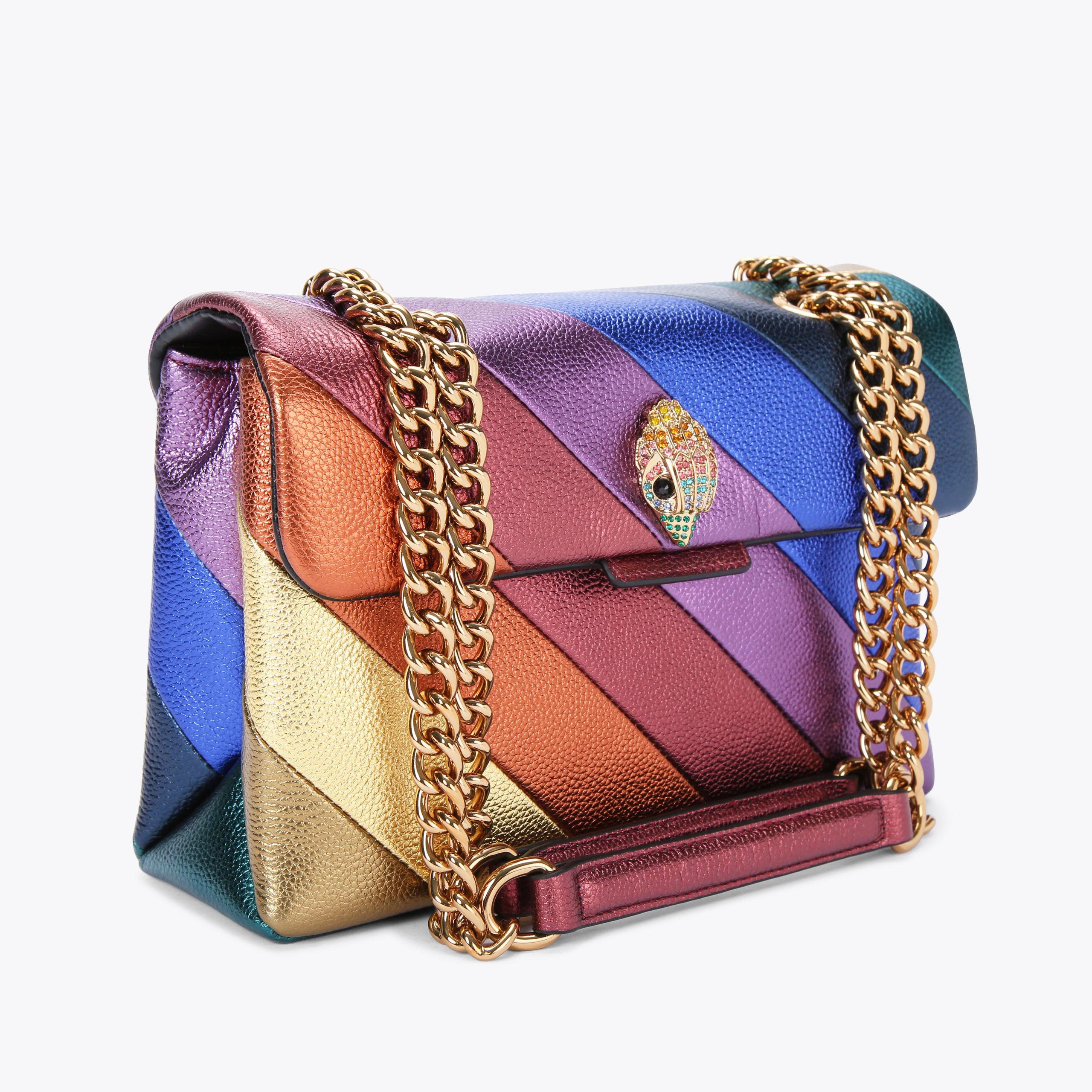 KENSINGTON LEATHER Rainbow Stripe Purse by KURT GEIGER LONDON