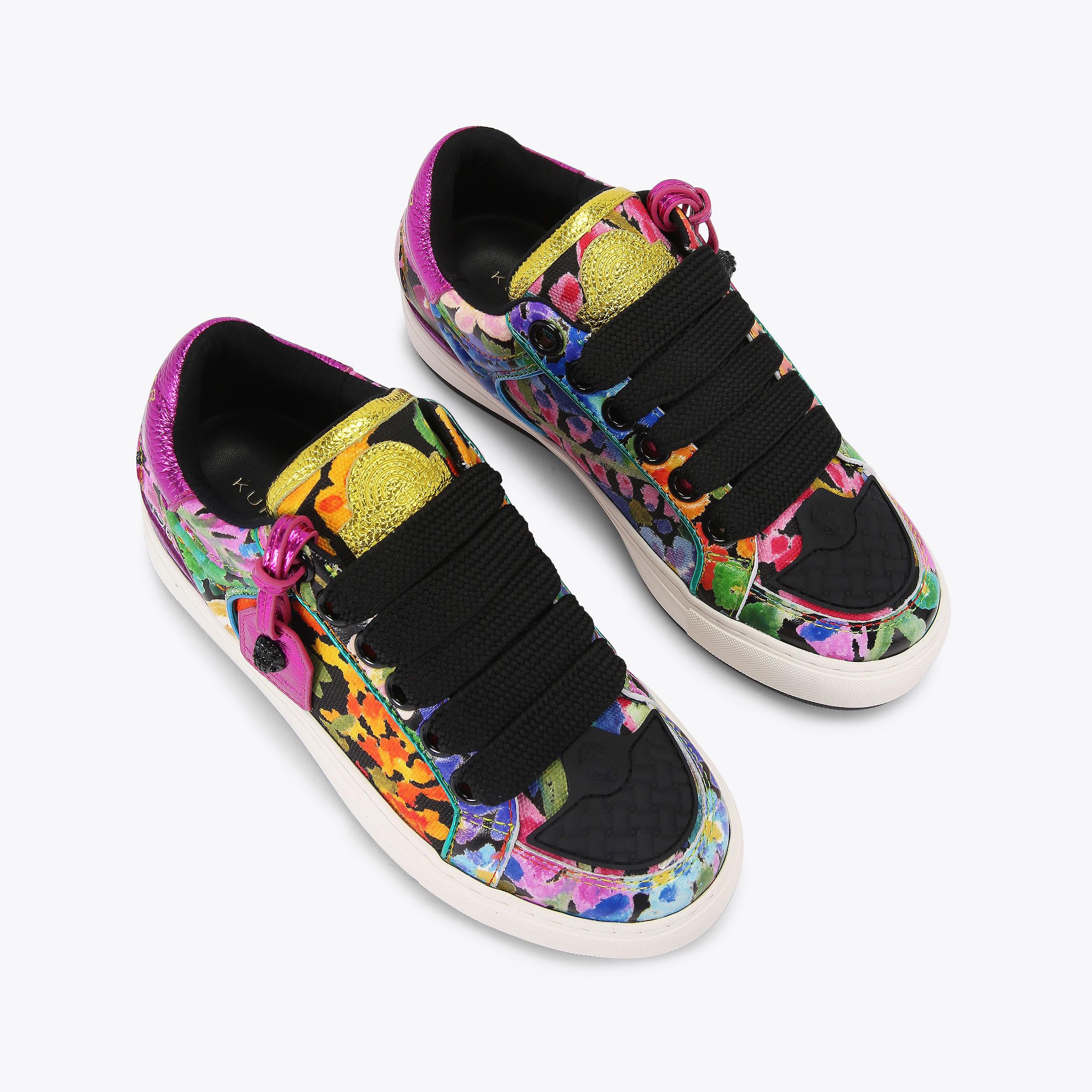 SOUTHBANK TAG Floral Printed Sneaker by KURT GEIGER LONDON