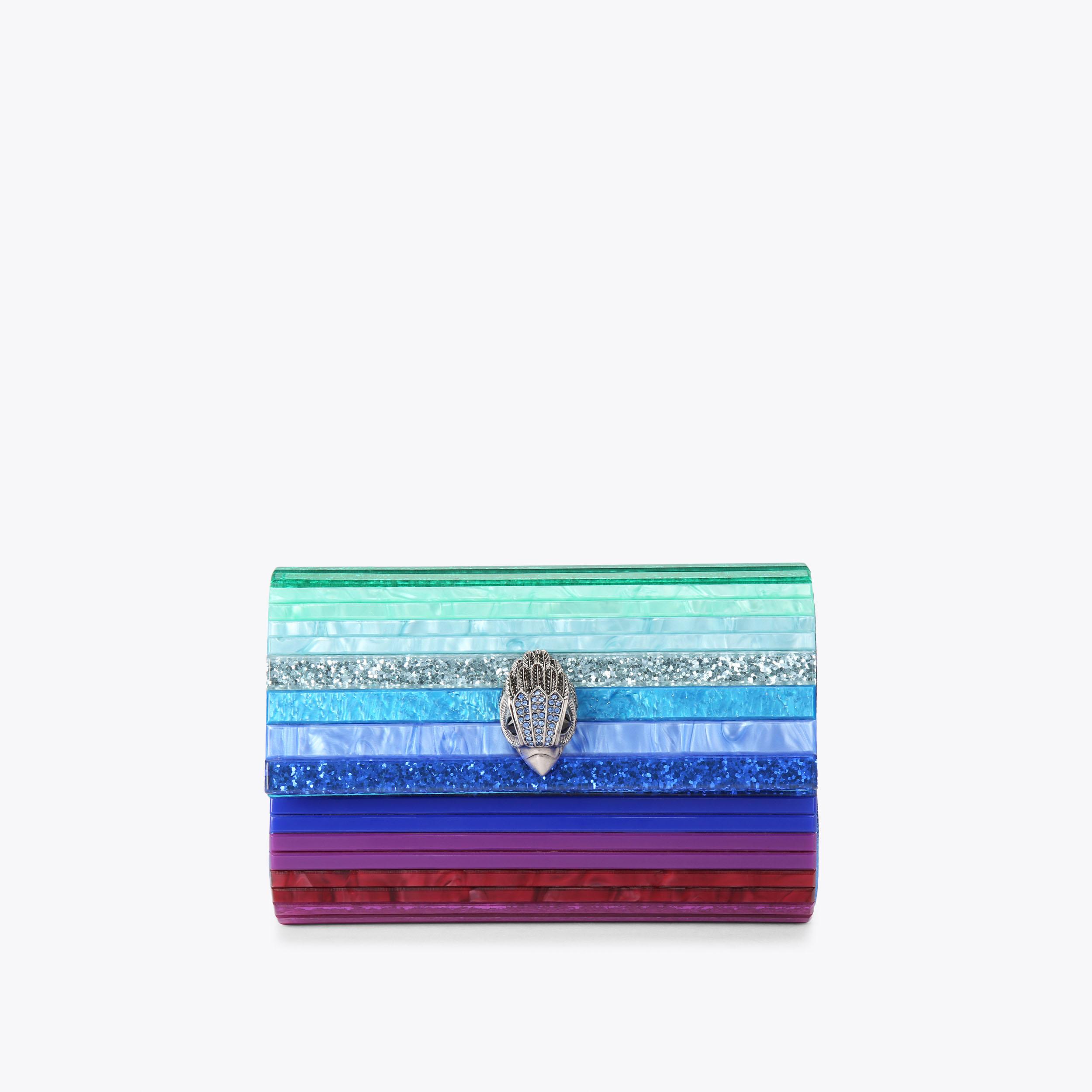 PARTY EAGLE CLUTCH Blue Clutch by KURT GEIGER LONDON