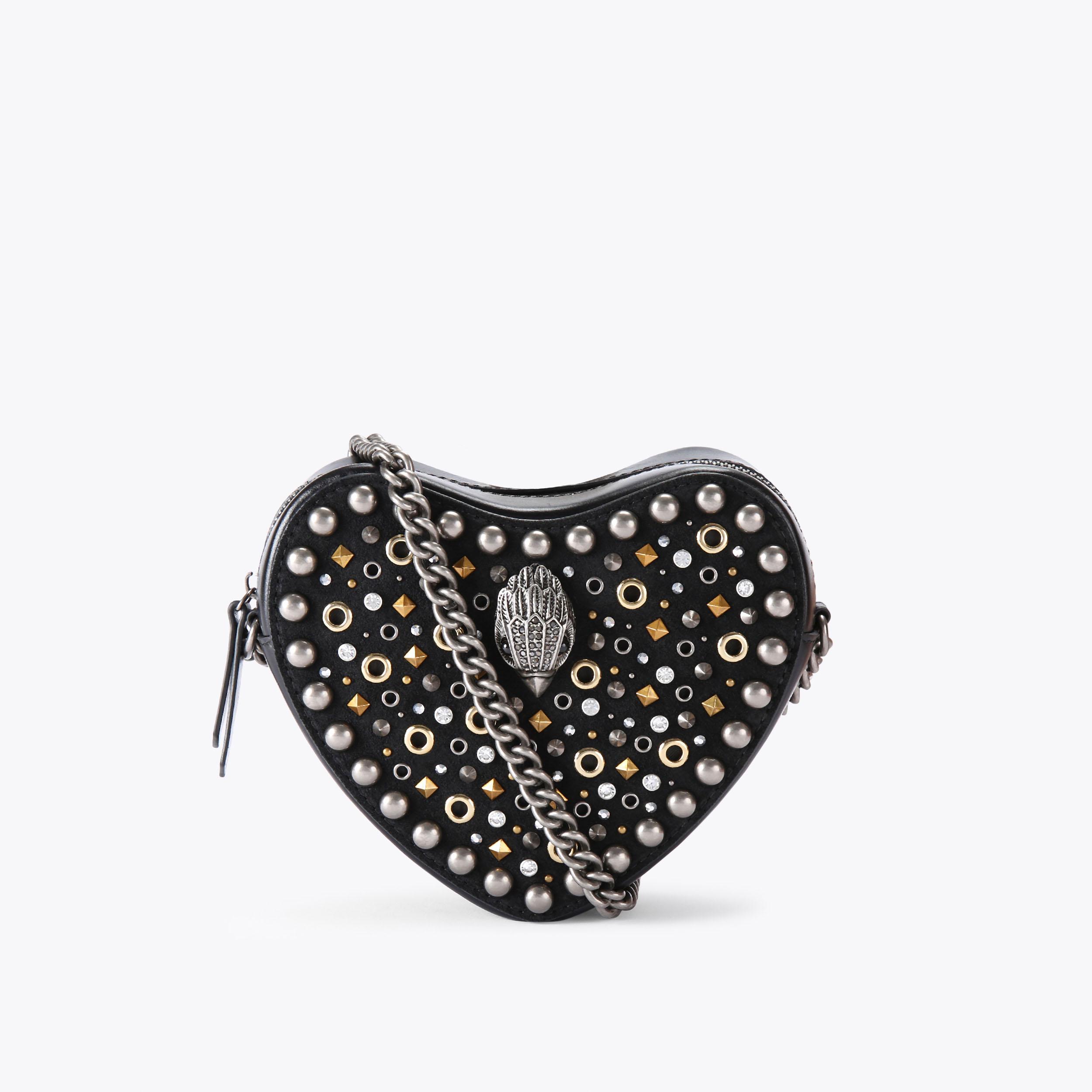 KENSINGTON HEART XB STUDS Heart Cross Body Purse by KURT GEIGER LONDON