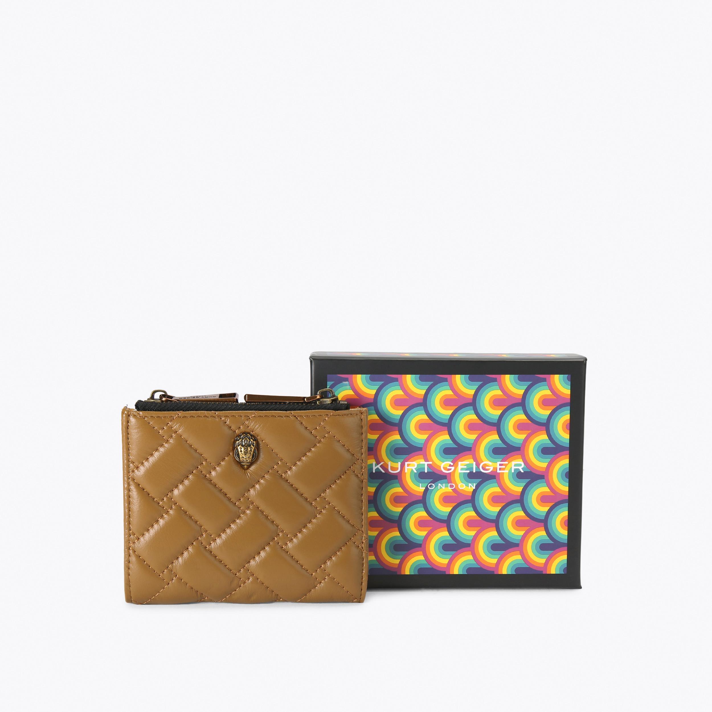 MINI PURSE KENSINGTON Brown Leather Mini Purse by KURT GEIGER LONDON