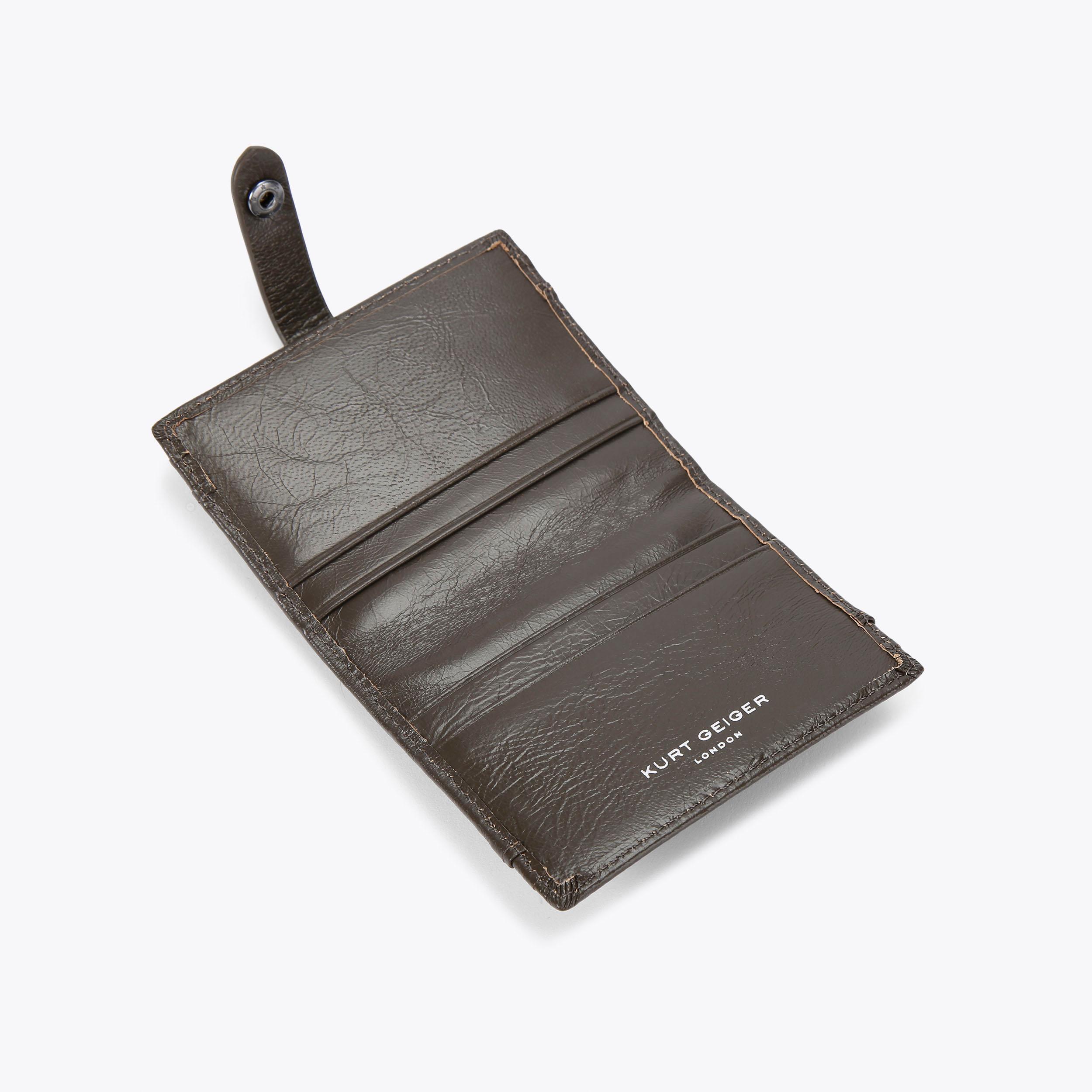MULTI CARD KENSINGTON DR Dark Brown Wallet by KURT GEIGER LONDON