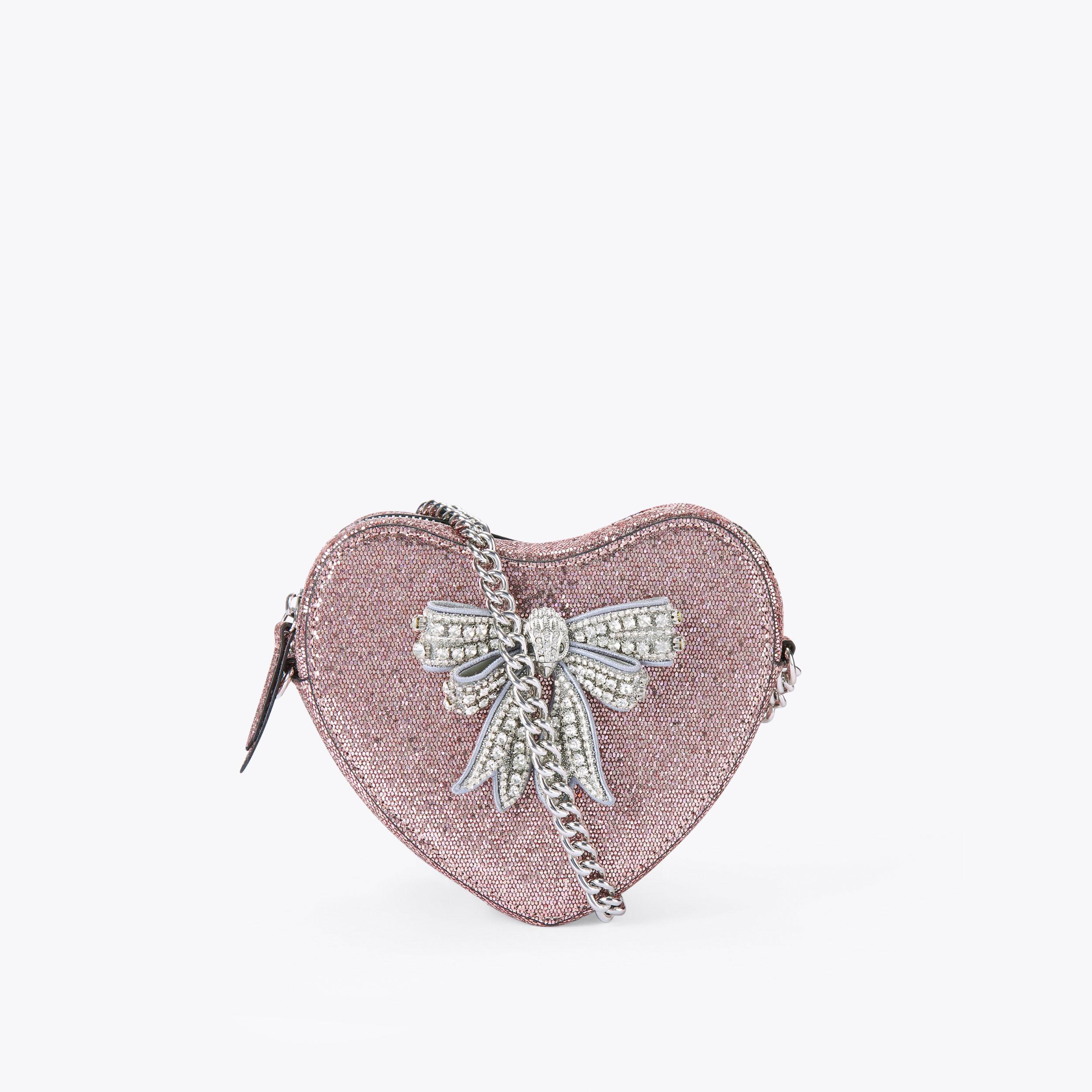 KENSINGTON HEART XB BOW Patent Cross Body Purse by KURT GEIGER LONDON