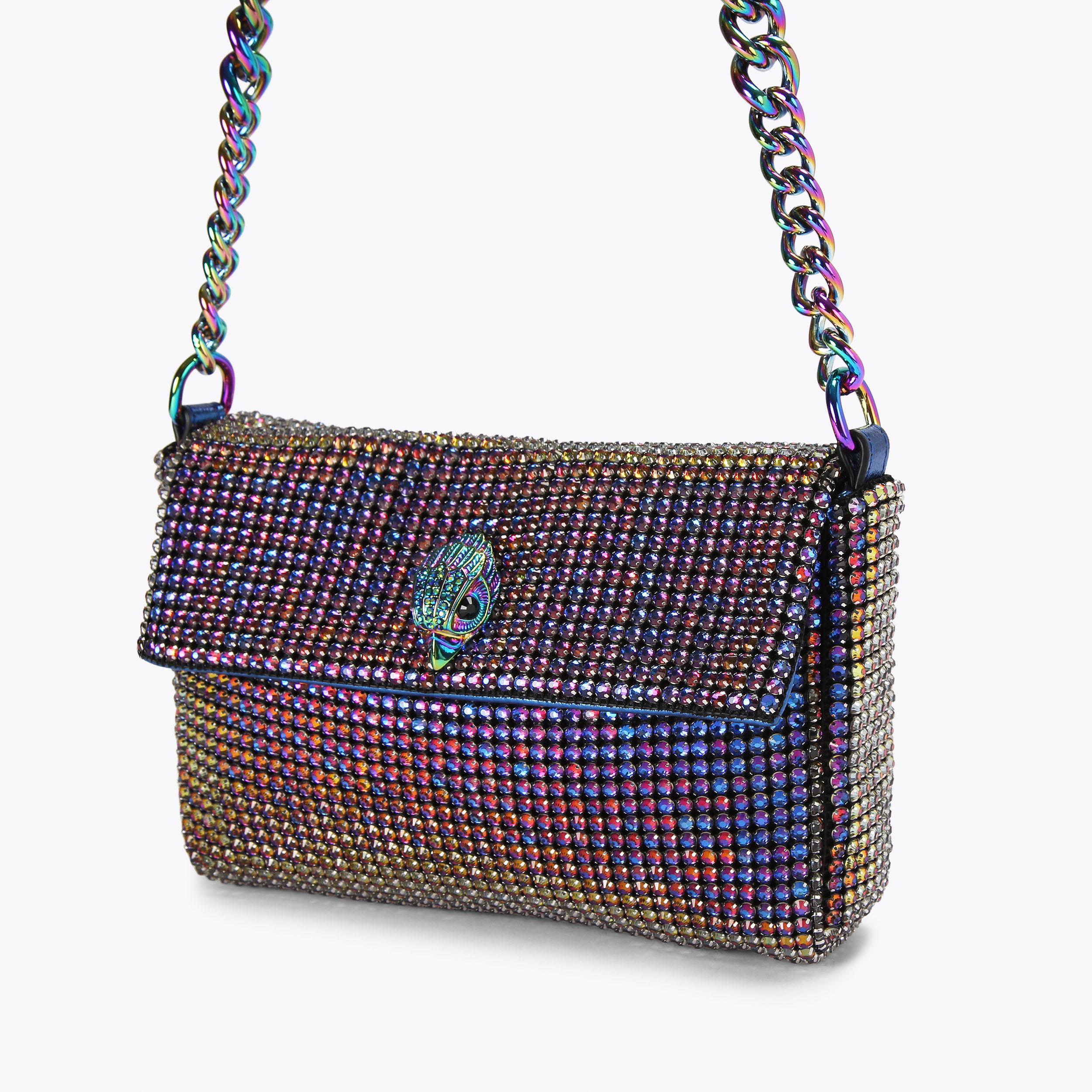 SM PARTY SHOULDER BAG Iridescent Crystal Shoulder Purse by KURT GEIGER ...