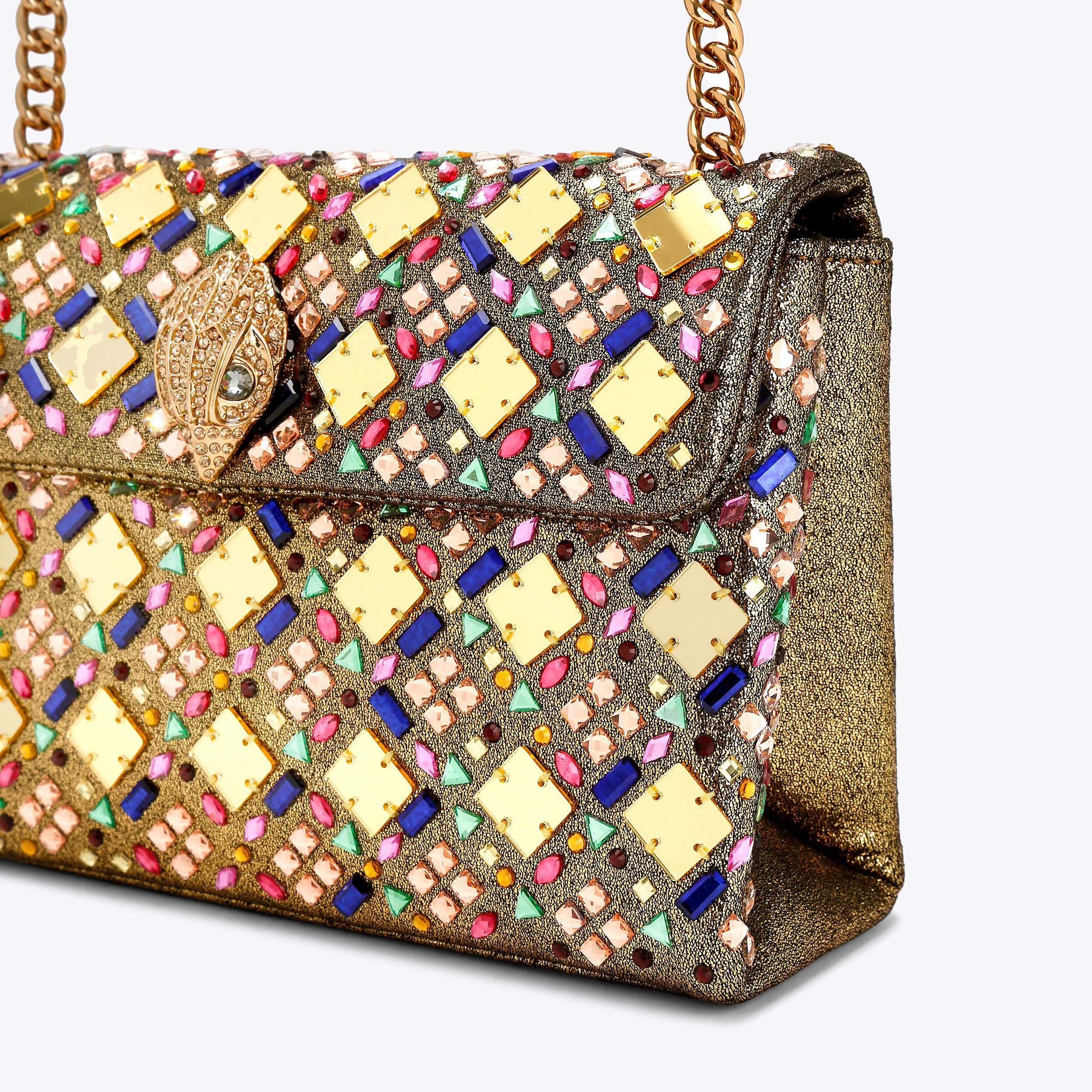 MD KENSINGTON BAG Crystal Medium Shoulder Bag by KURT GEIGER LONDON