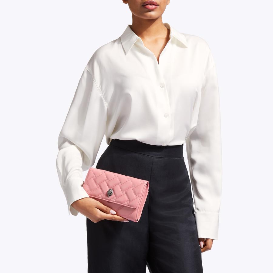 KENSINGTON CHAIN WALLET Pink Leather Chain Wallet by KURT KENSINGTON CHAIN WALLET Pink Leather Chain Wallet by KURT