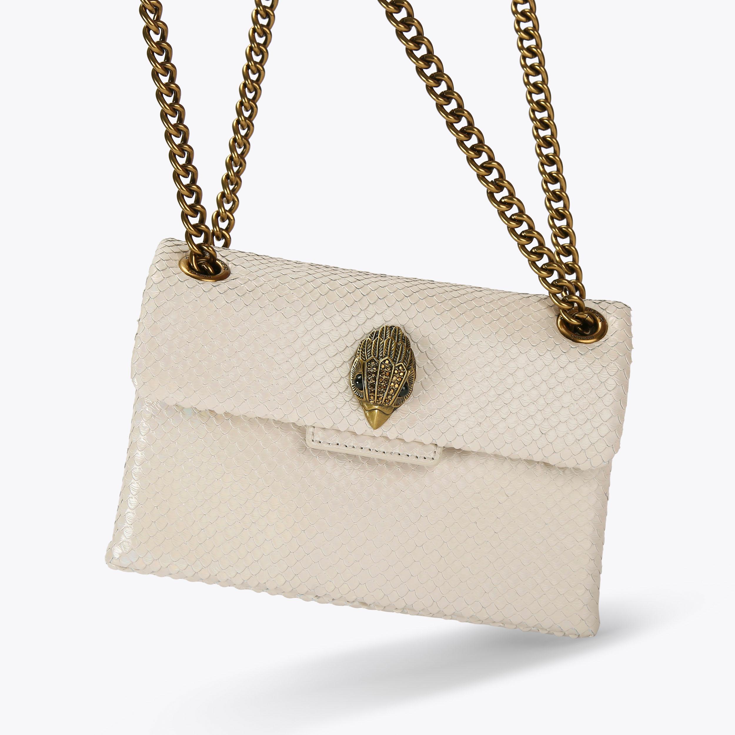 LEATHER MINI KENSINGTON Lizard Cross Body Purse by KURT GEIGER LONDON