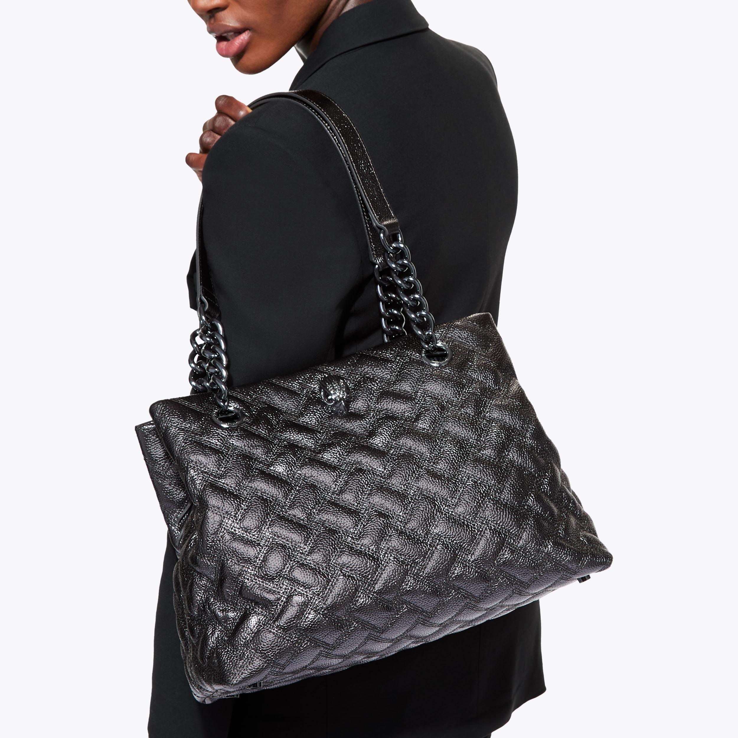 KENSINGTON TOTE DR Gunmetal Tote Purse by KURT GEIGER LONDON