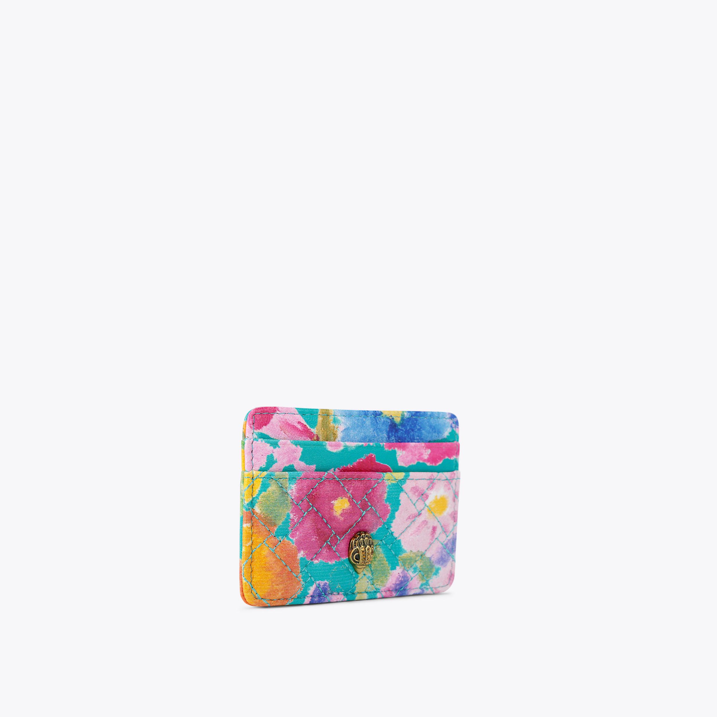CARD HOLDER KENSINGTON Floral Leather Card Holder by KURT GEIGER LONDON