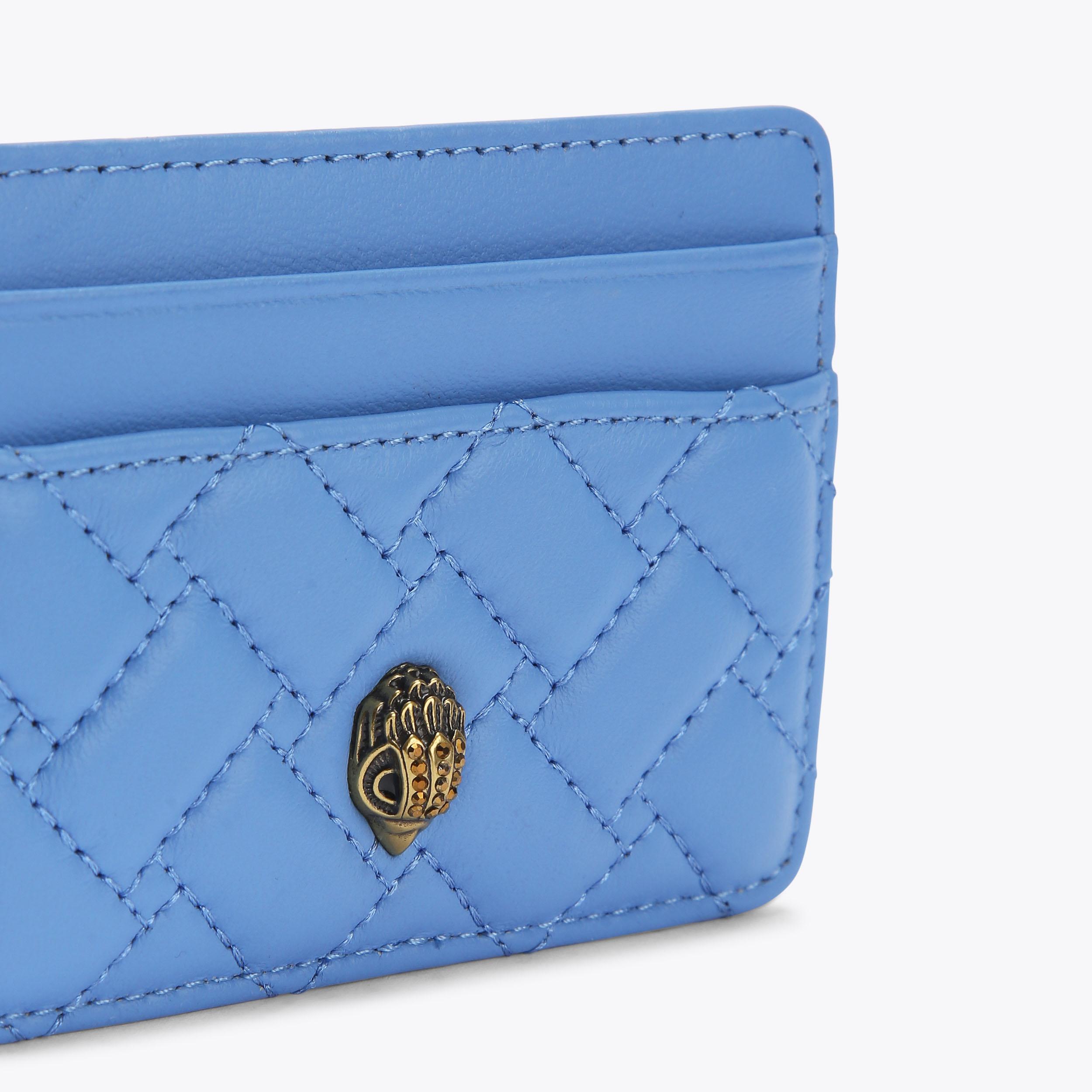 CARD HOLDER KENSINGTON Blue Card Holder by KURT GEIGER LONDON
