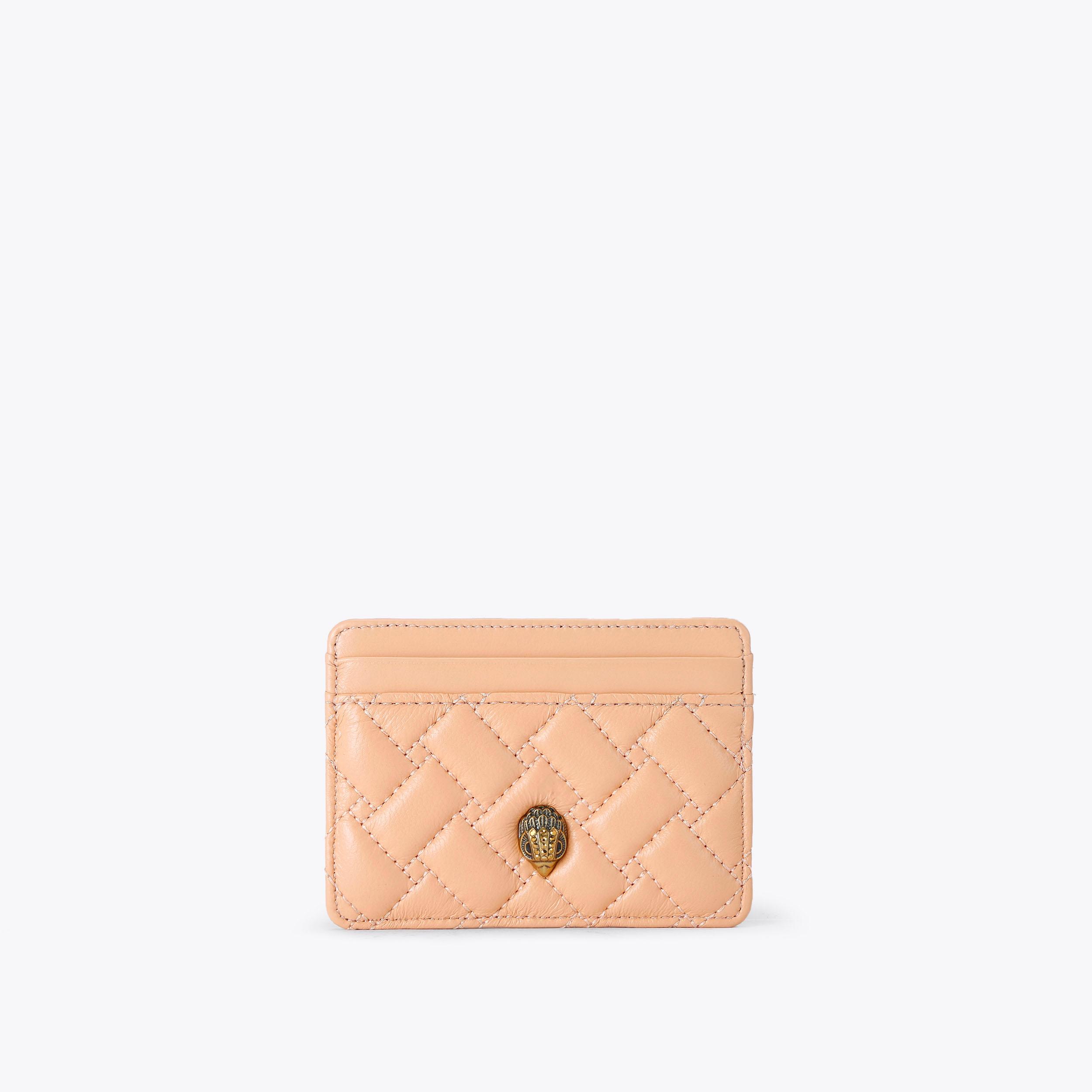 CARD HOLDER KENSINGTON Pink Leather Card Holder by KURT GEIGER LONDON