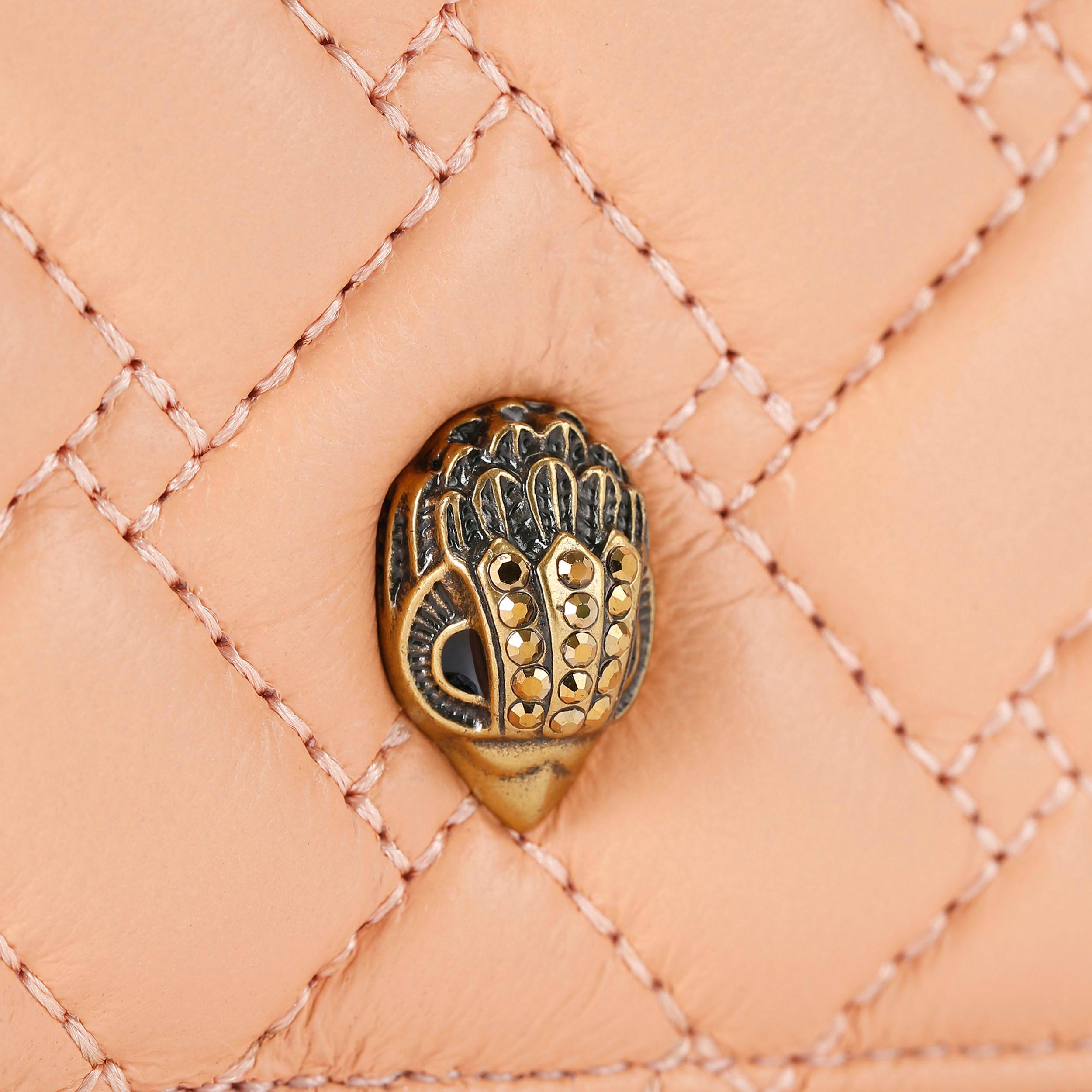 CARD HOLDER KENSINGTON Pink Leather Card Holder by KURT GEIGER LONDON