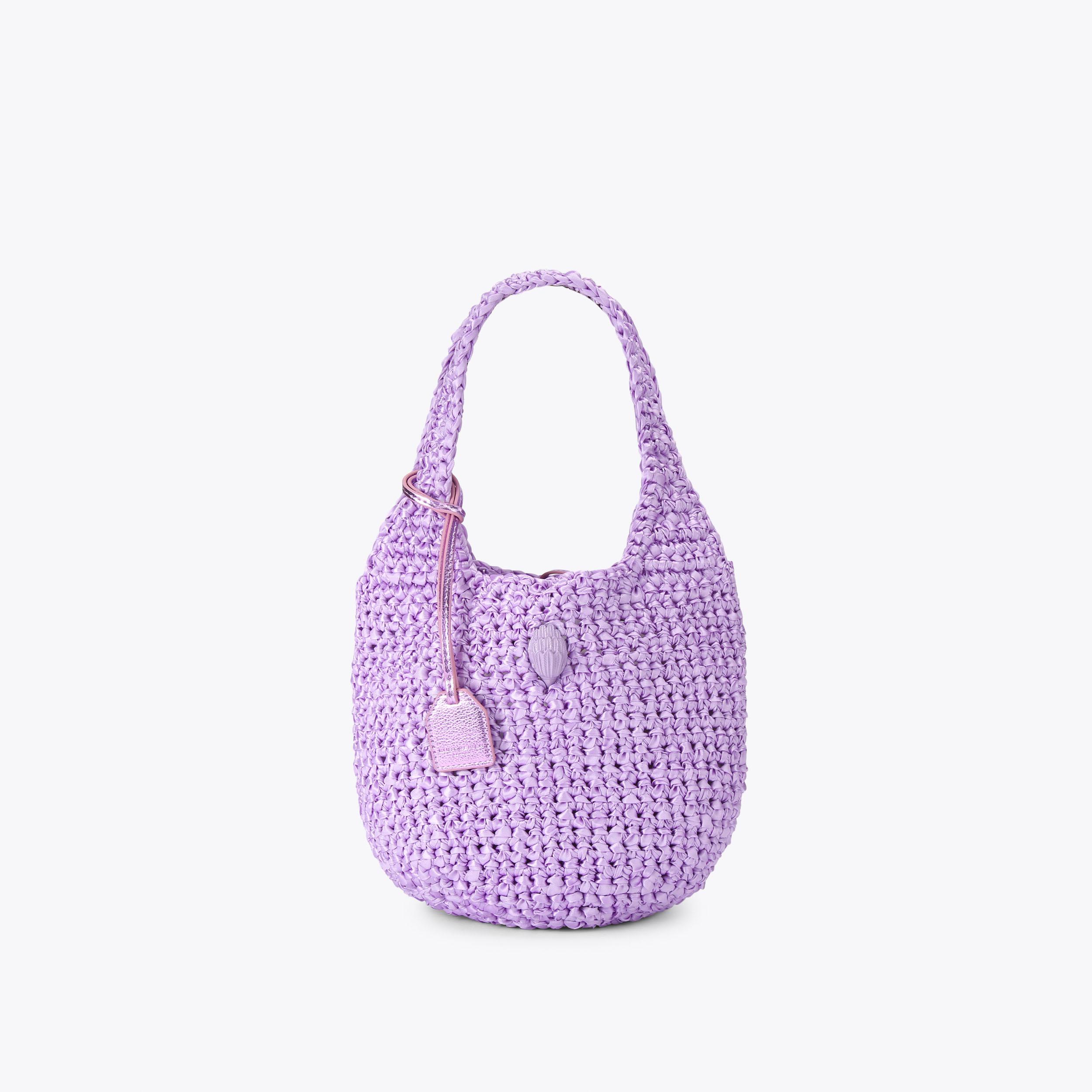 CROCHET SM TOTE Lilac Tote by KURT GEIGER LONDON