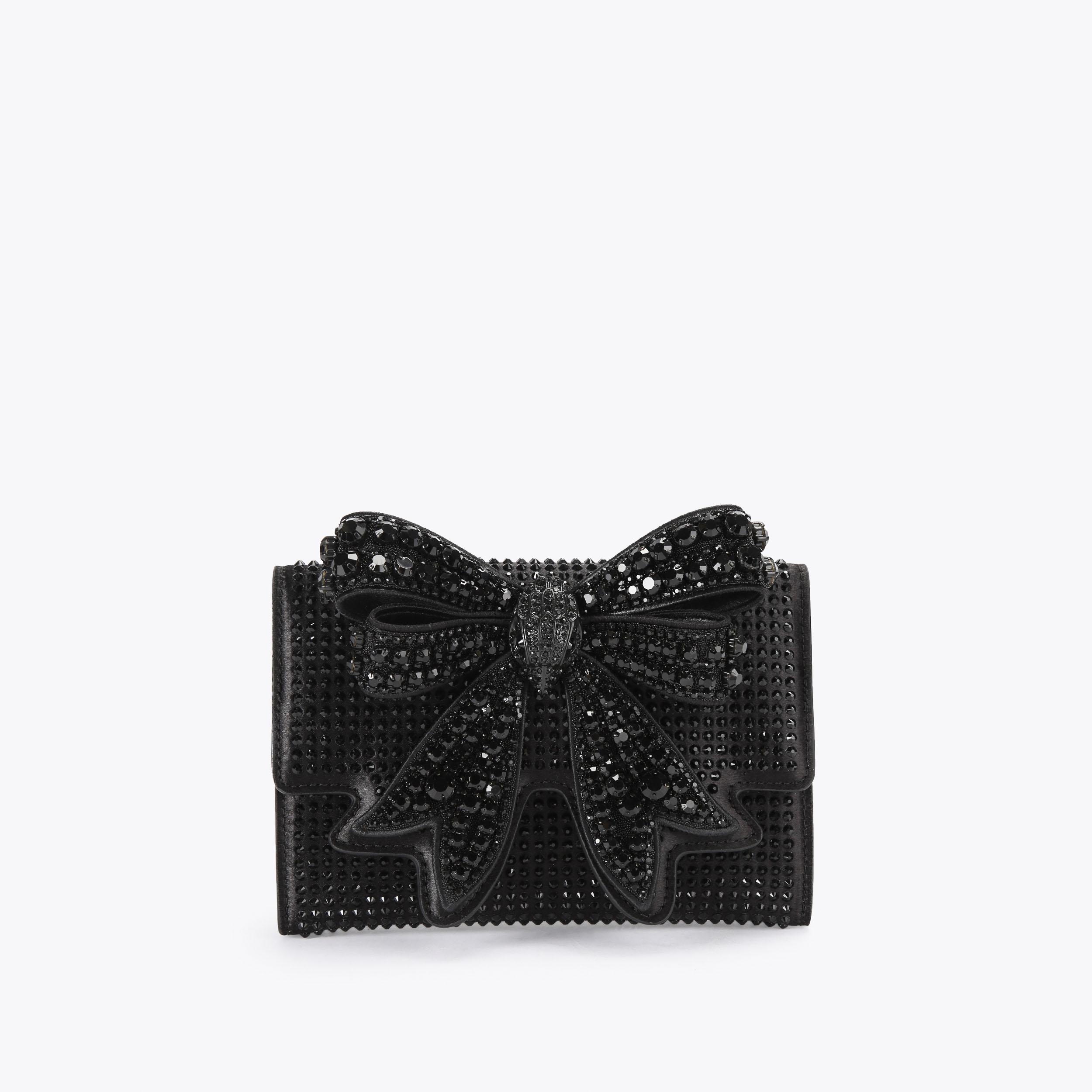 BOW SHOREDITCH WALLET DR Black Crystal Wallet by KURT GEIGER LONDON