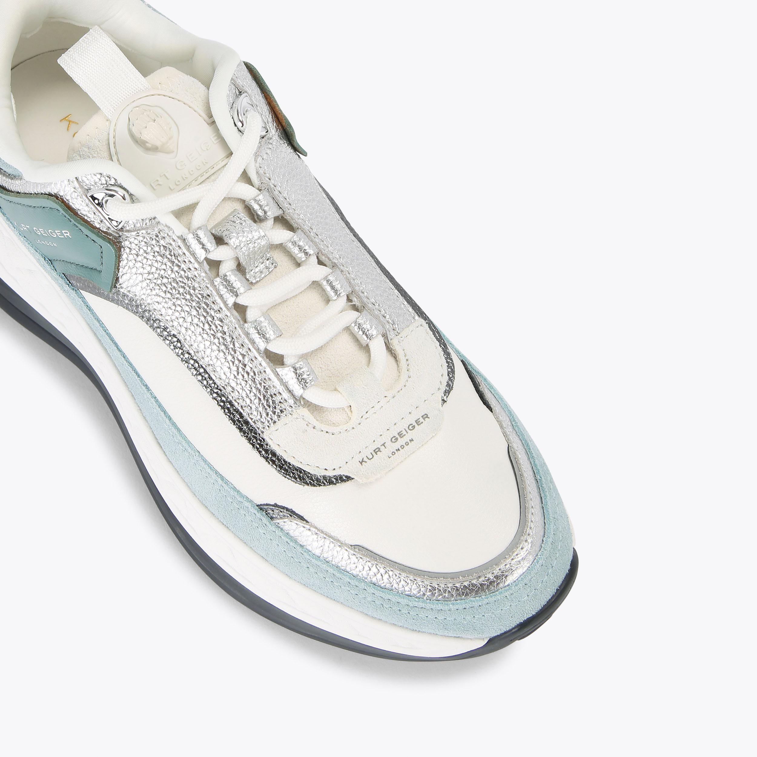 KENSINGTON PUMP SNEAKER Pale Blue Sneaker by KURT GEIGER LONDON