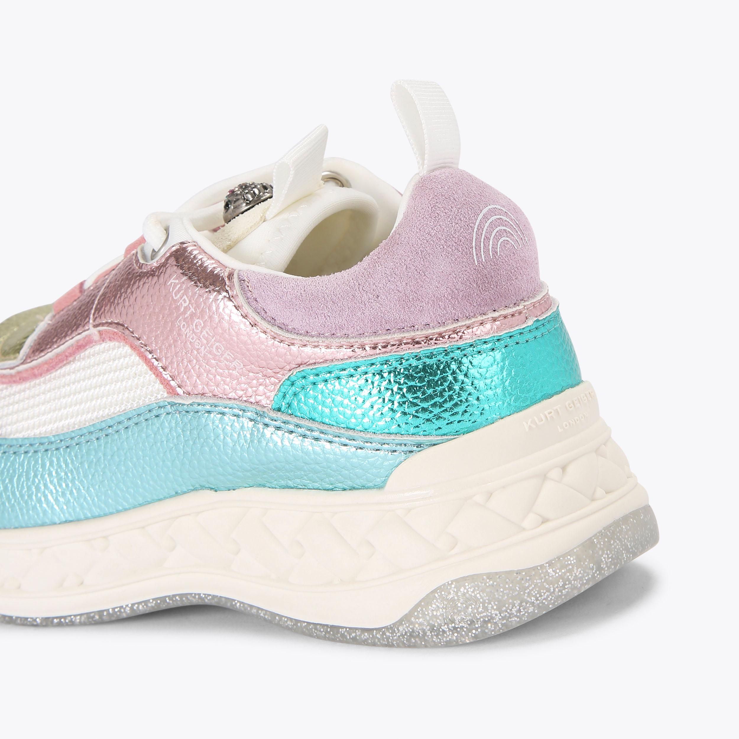 MINI KENSINGTON SNEAKER Mini Pastel Sneaker by KURT GEIGER LONDON