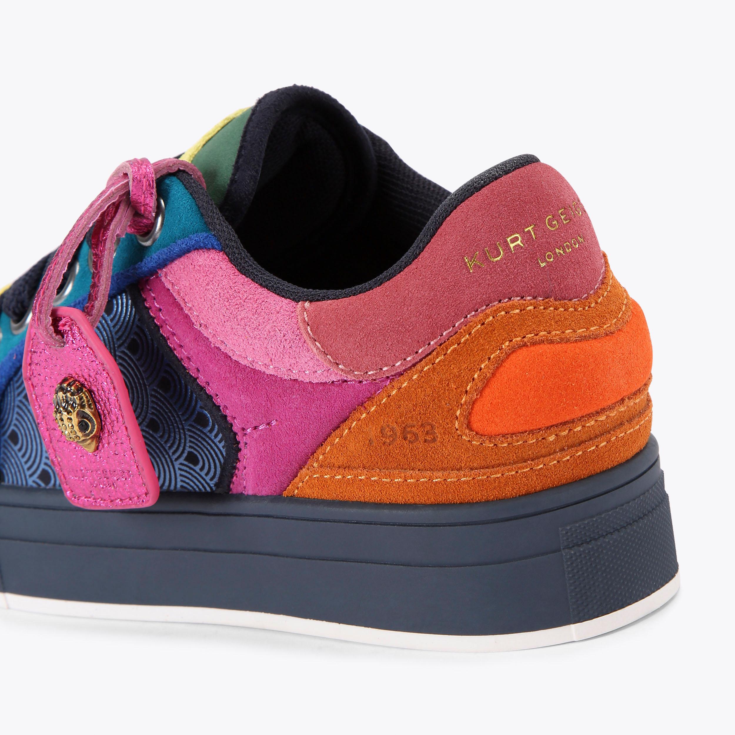 MINI SOUTHBANK TAG Suede Lace Up Sneaker by KURT GEIGER LONDON