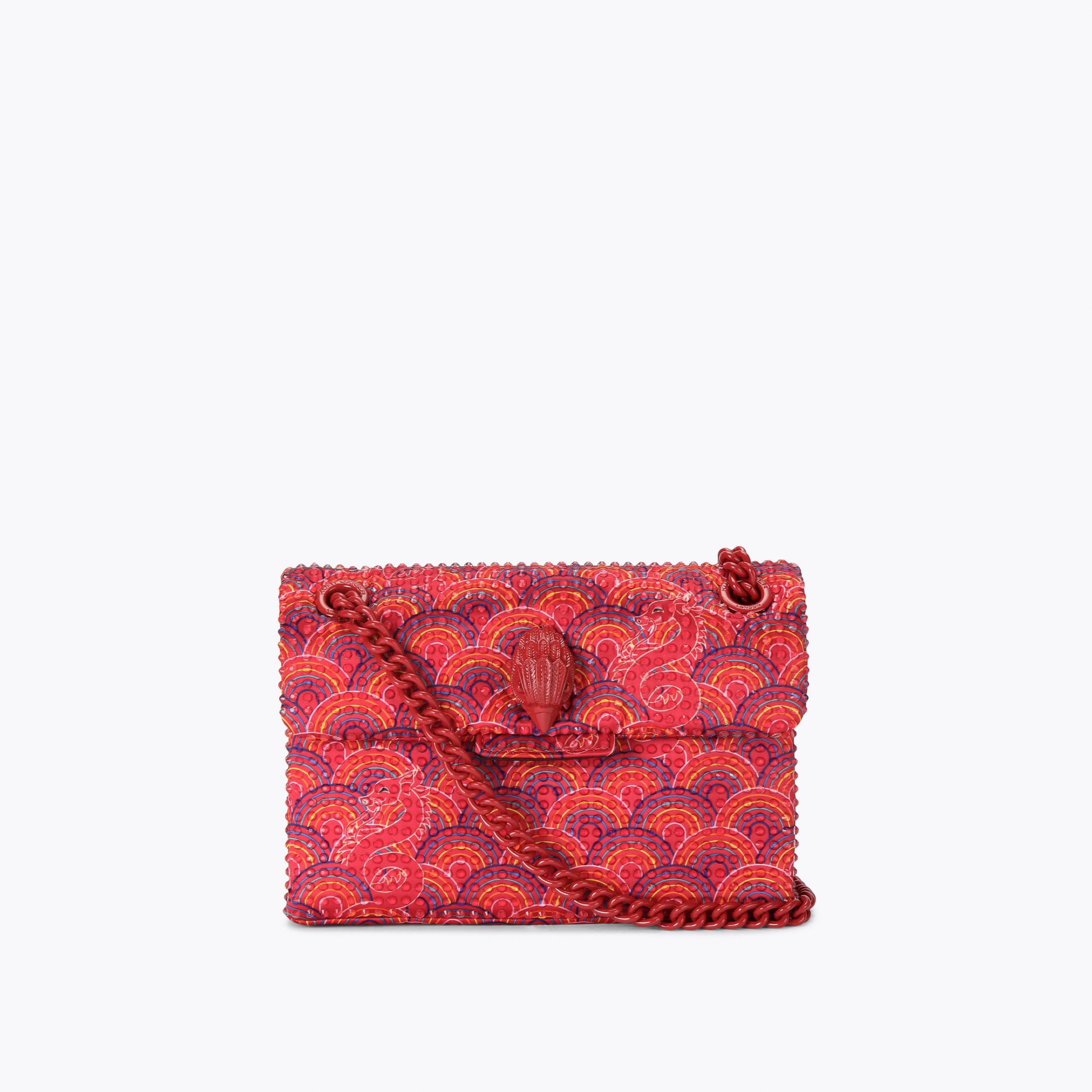 FABRIC MINI KENSINGTON C Red Dragon Cross Body Purse by KURT GEIGER LONDON