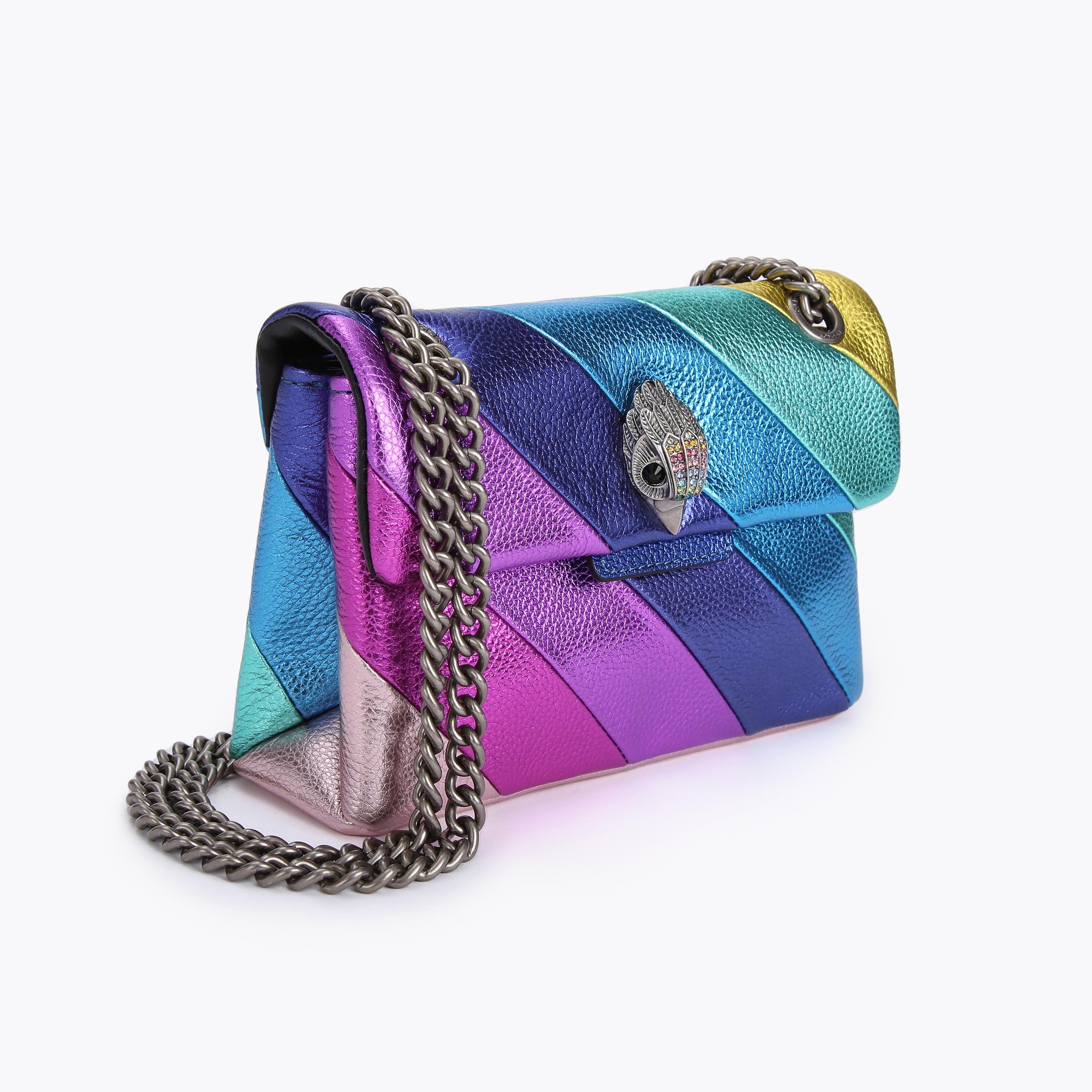 MINI KENSINGTON S BAG Rainbow Leather Mini Purse by KURT GEIGER LONDON