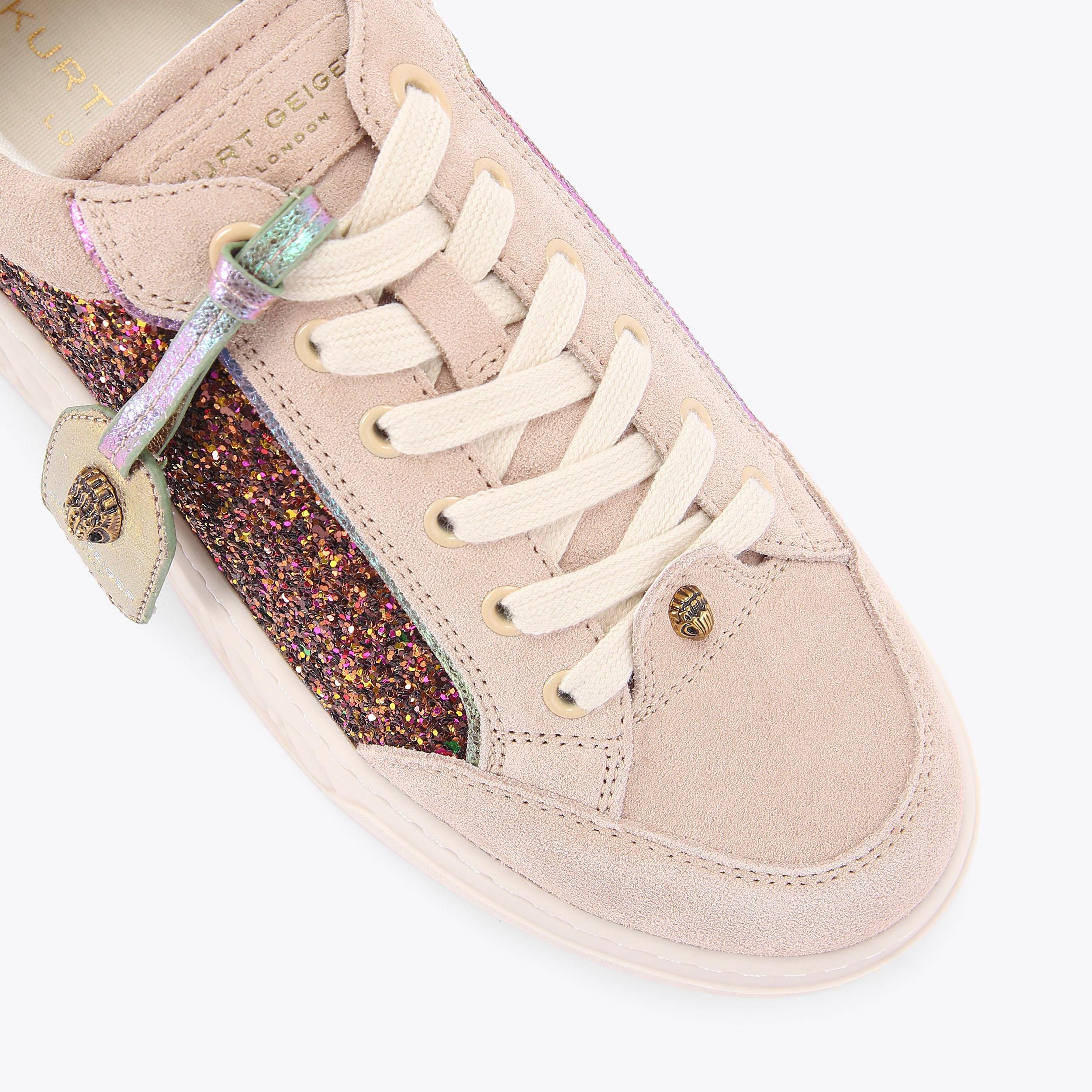 KENSINGTON SLIM CUPSOLE suede sneaker by KURT GEIGER LONDON