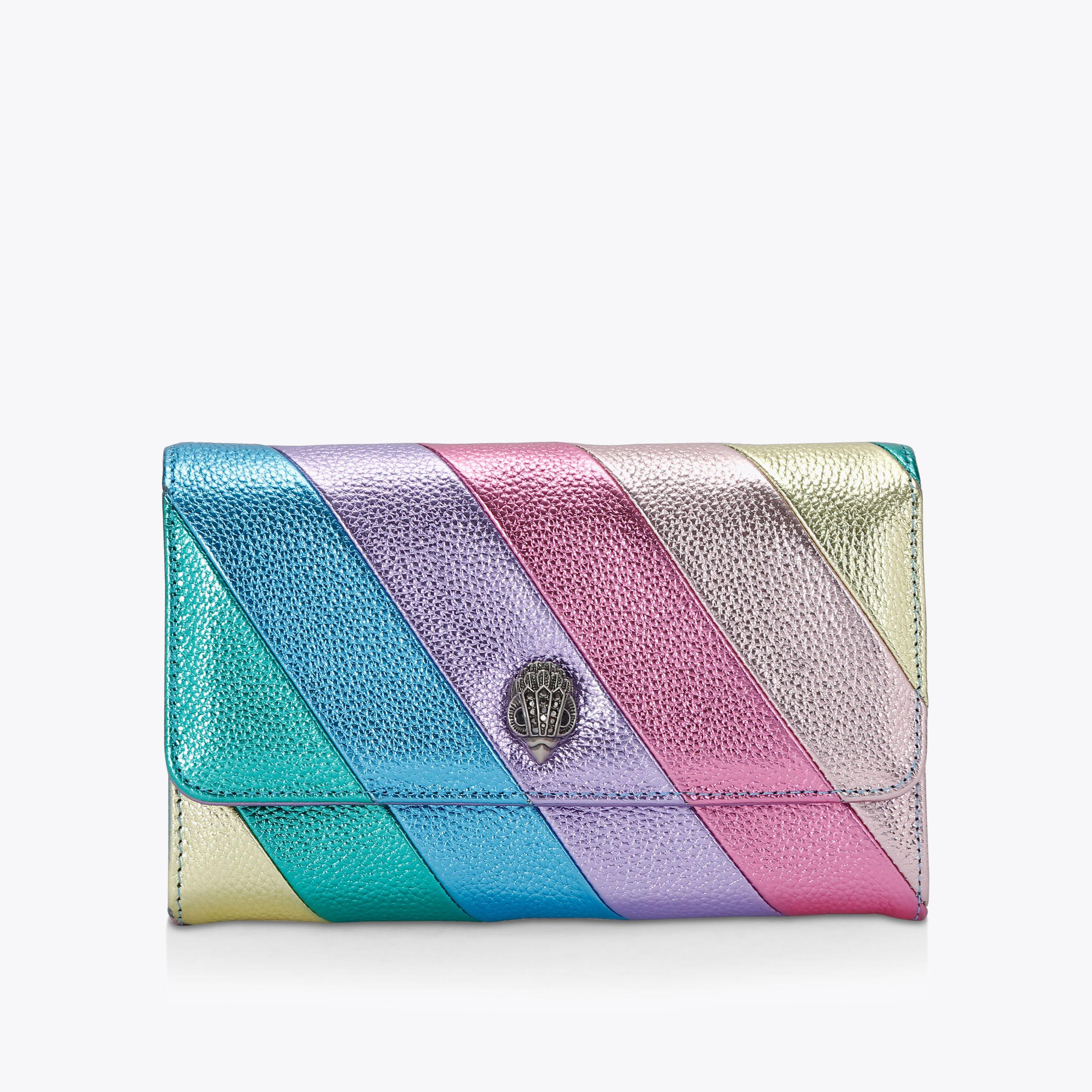KENSINGTON CHAIN WALLET L rainbow chain wallet by KURT GEIGER LONDON