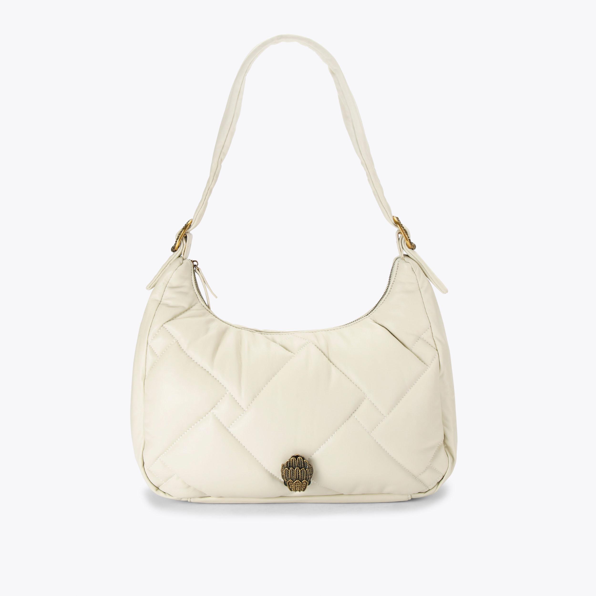 KENSINGTON PUFF HOBO Bone Puff Shoulder Purse by KURT GEIGER LONDON