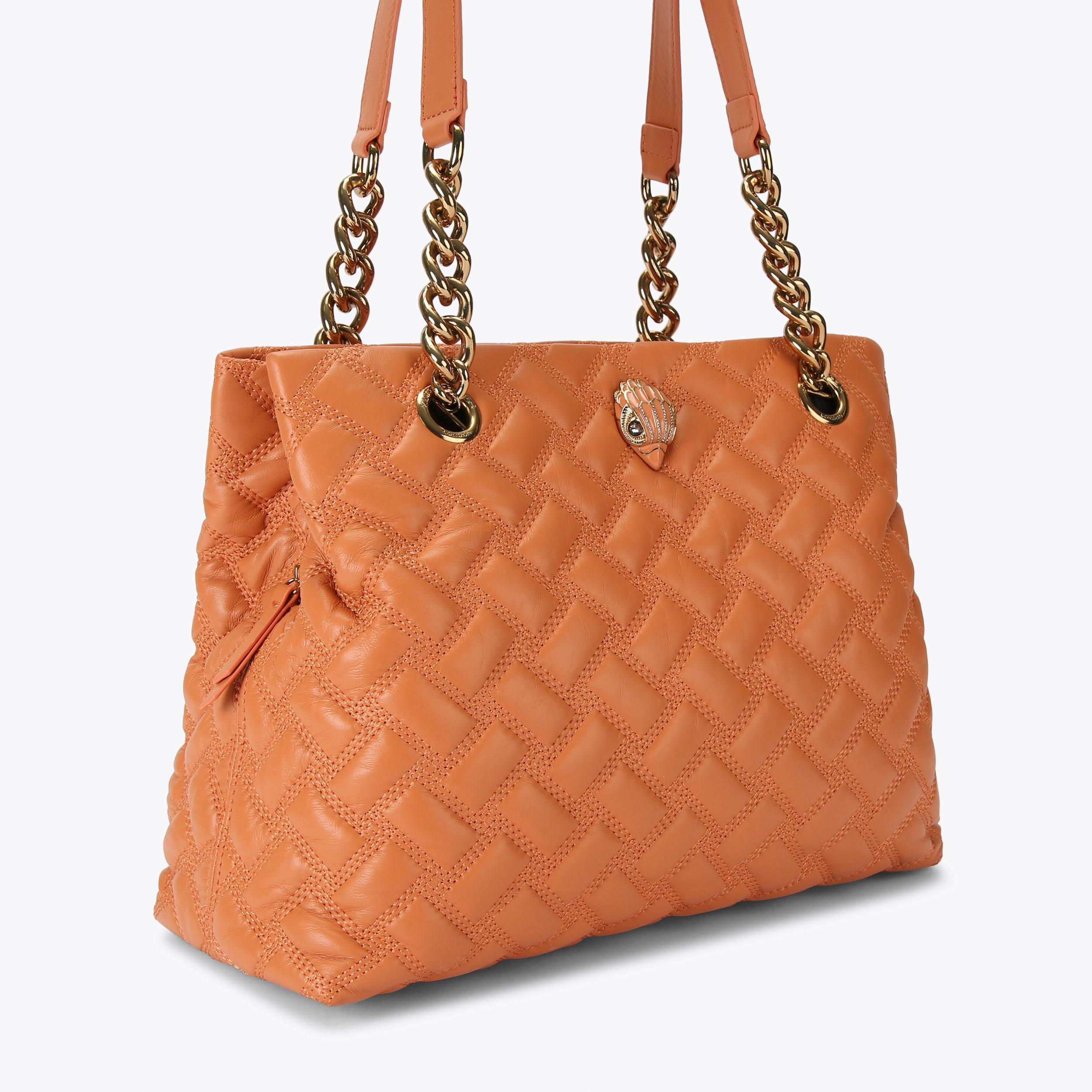 KENSINGTON TOTE Rust Shoulder Tote Bag by KURT GEIGER LONDON