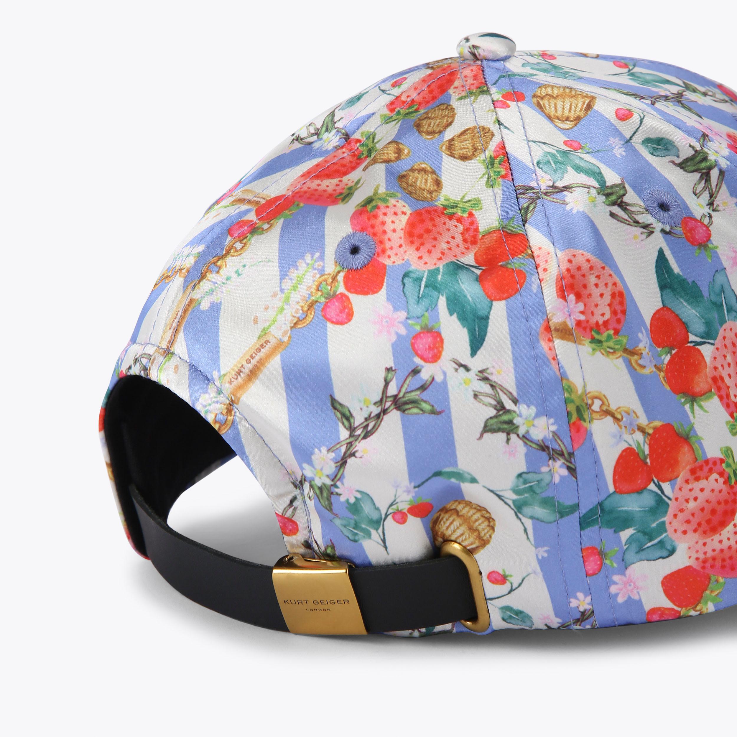 KENSINGTON CAP Blue Stripe Kensington Cap by KURT GEIGER LONDON