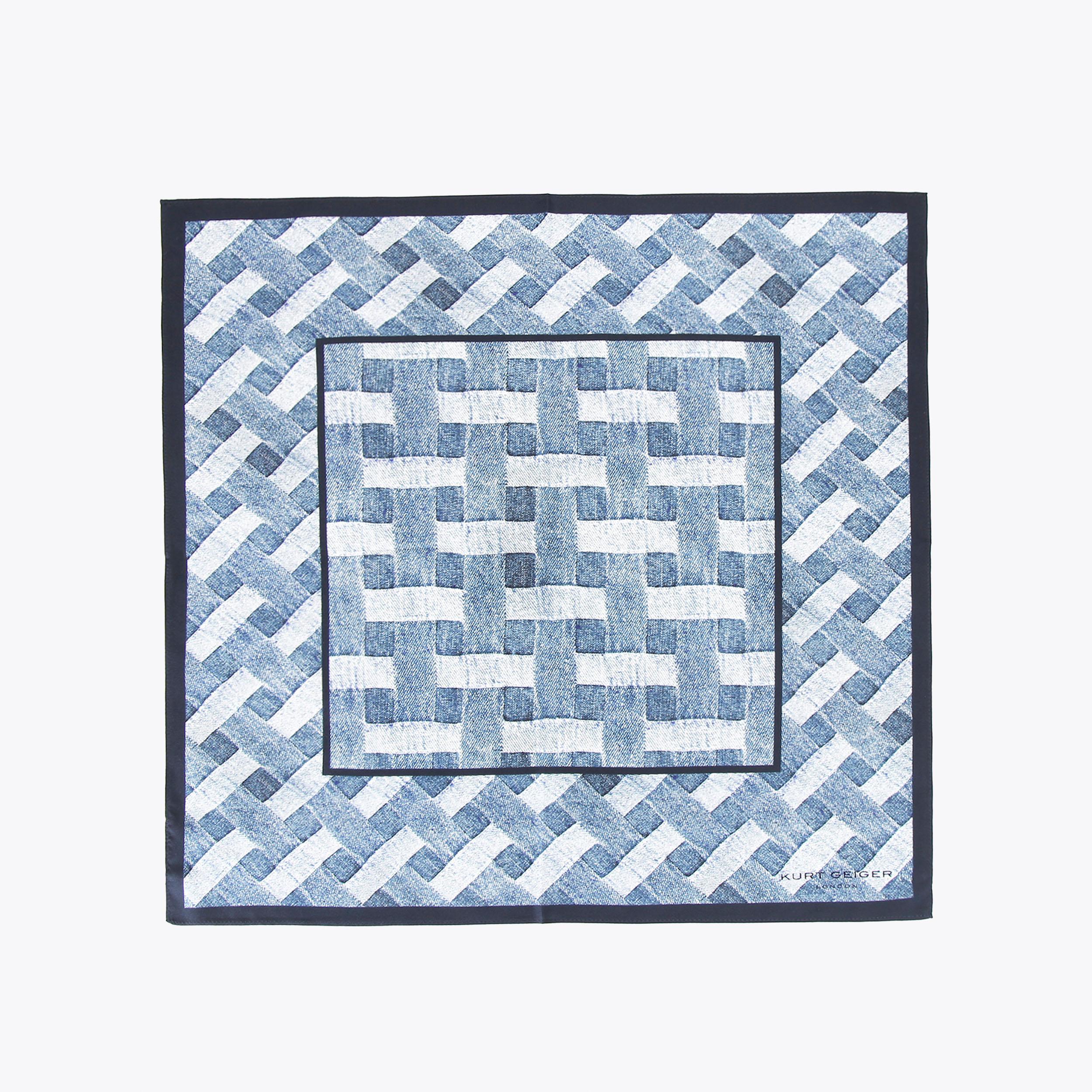 BANDANA SCARF Denim Scarf by KURT GEIGER LONDON