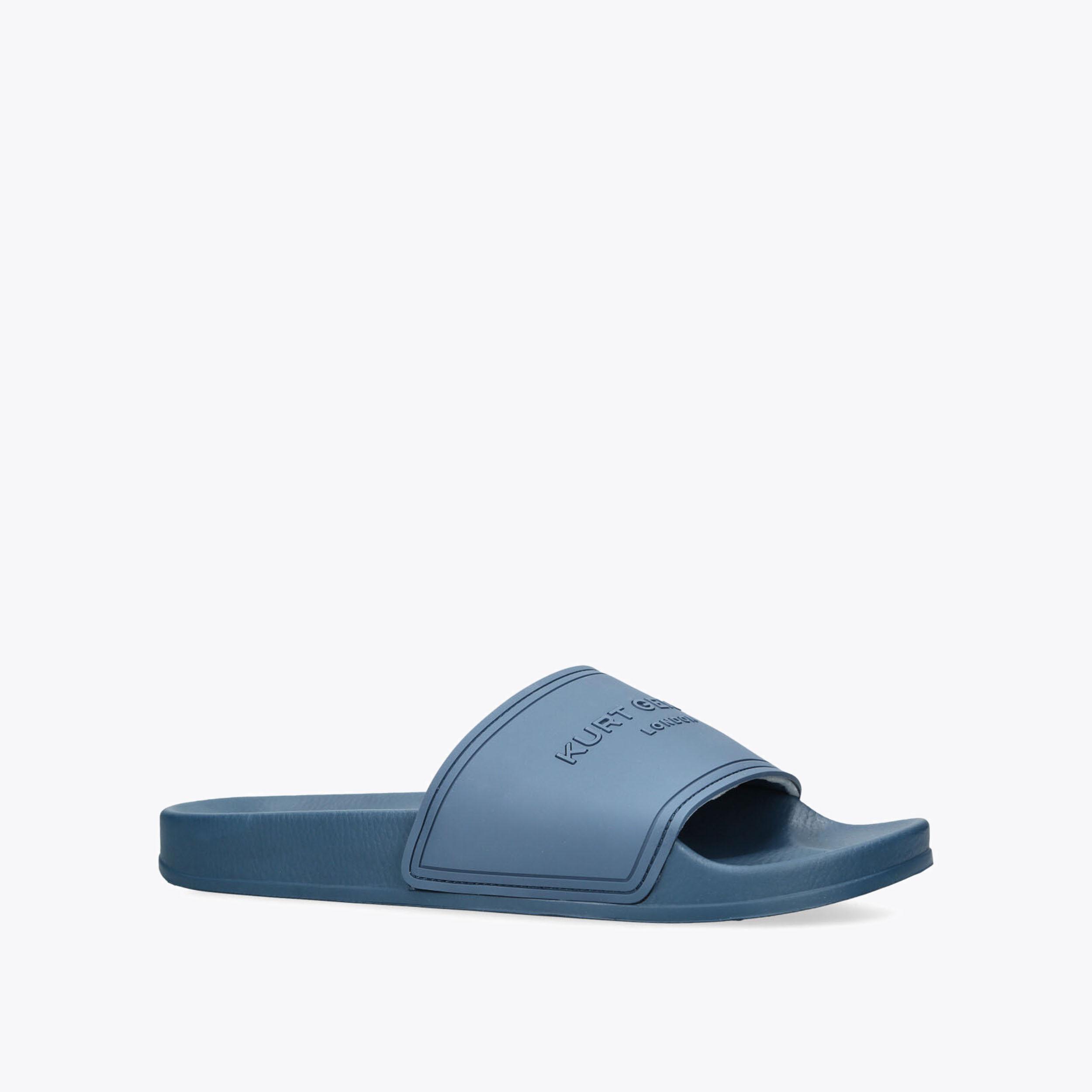 KGL POOL SLIDER MENS Navy Blue Slip-On Sandal by KURT GEIGER LONDON