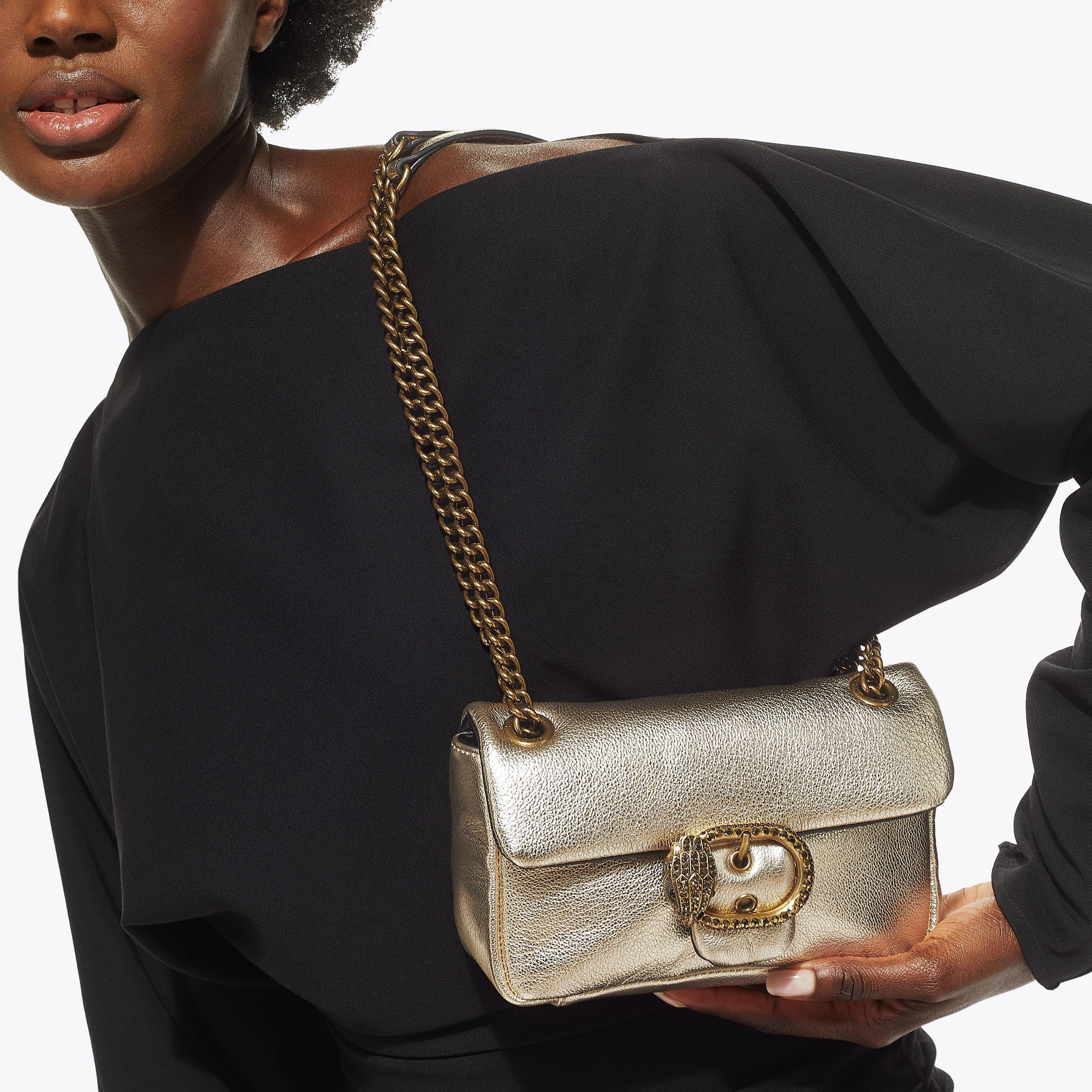 CHELSEA SM SHOULDER BAG Champagne Shoulder Purse by KURT GEIGER LONDON