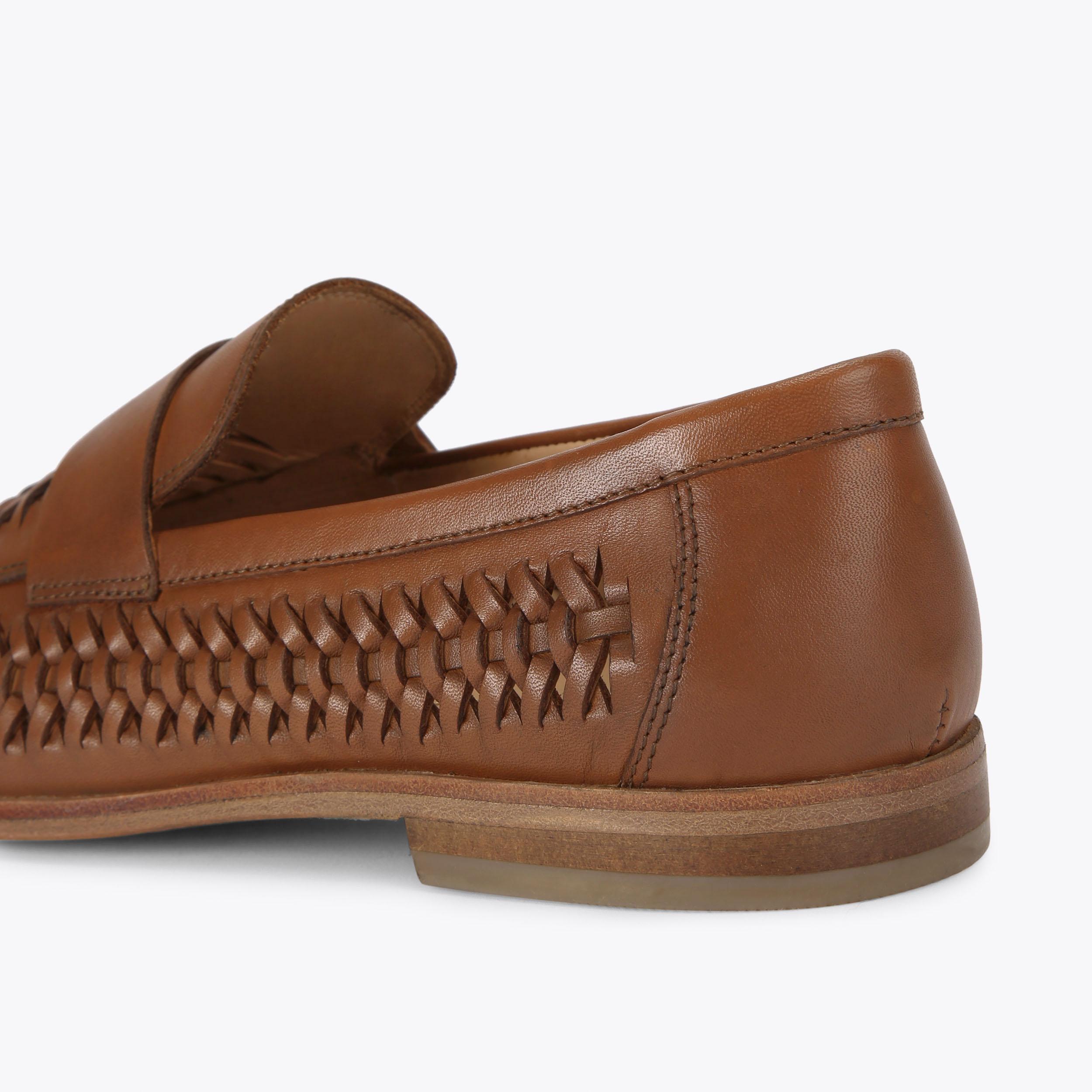 PABLO brown loafer mens shoes by KURT GEIGER LONDON