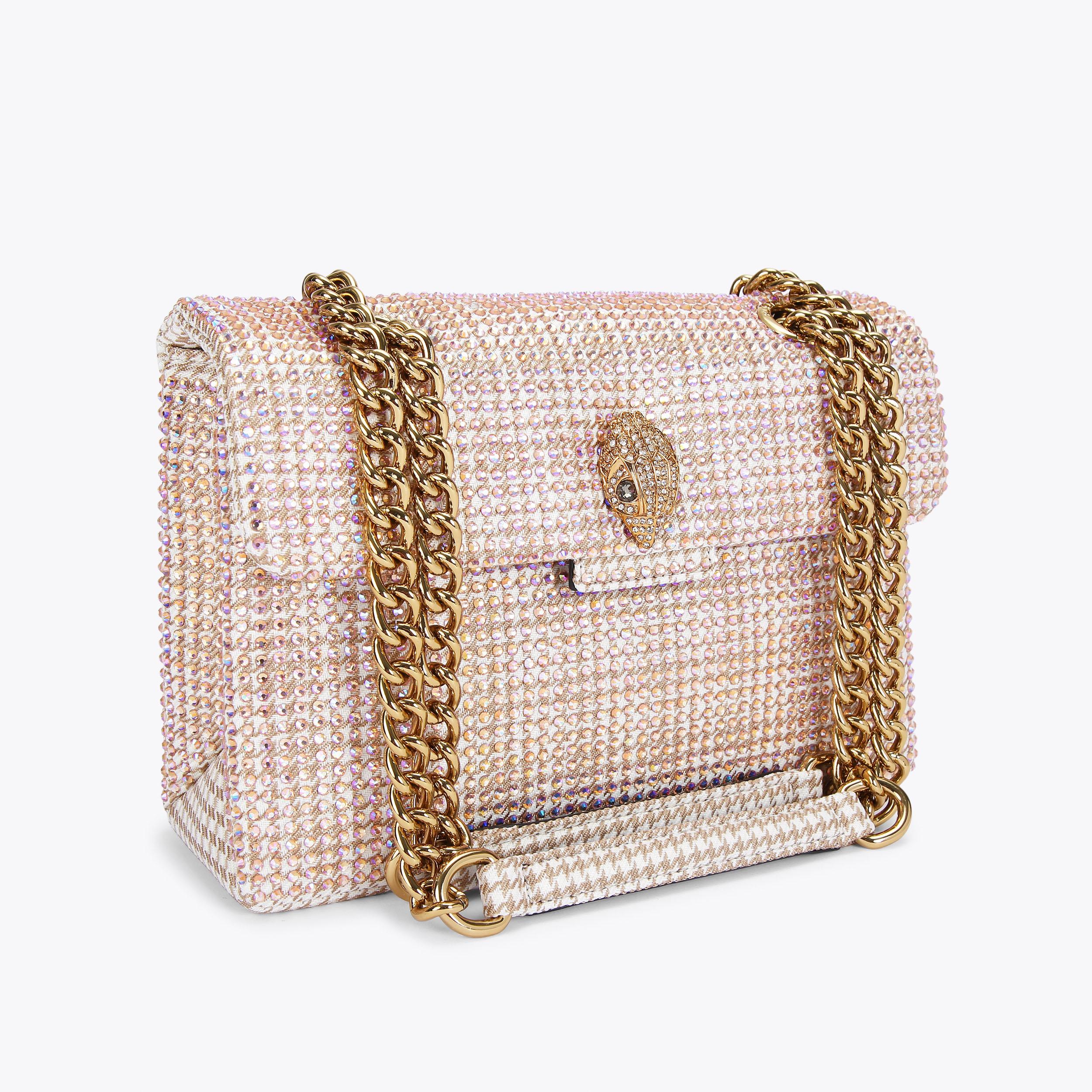 FABRIC KENSINGTON BAG Crystal Shoulder Purse by KURT GEIGER LONDON