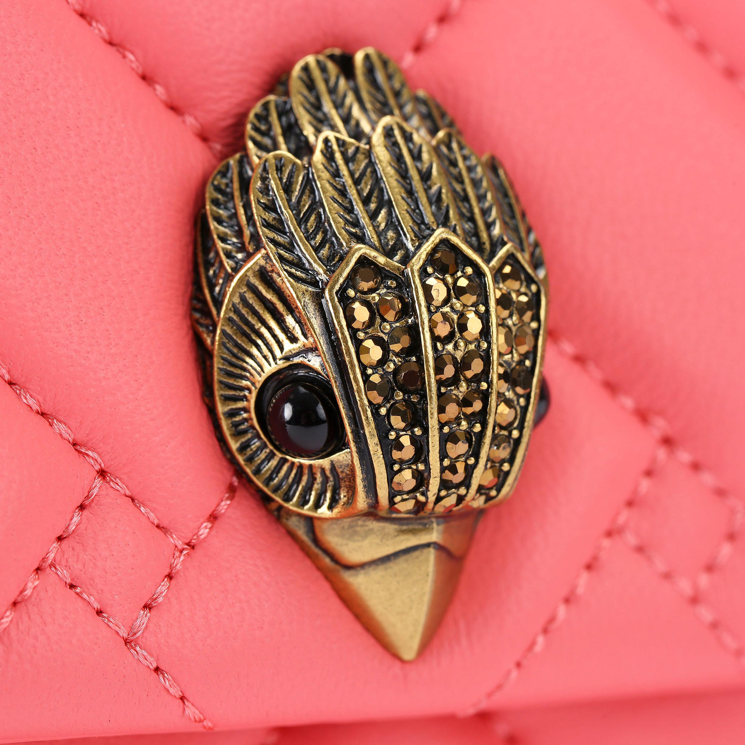 HANDLE KENSINGTON BAG Bright Pink Handle Bag by KURT GEIGER LONDON