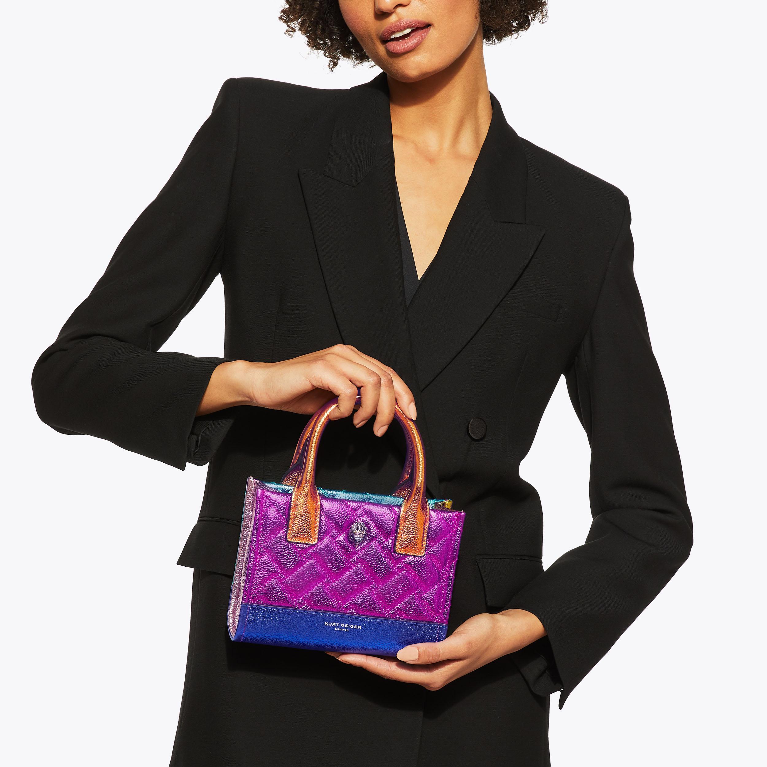 XS KENSINGTON SQ TOTE Rainbow Micro Tote by KURT GEIGER LONDON