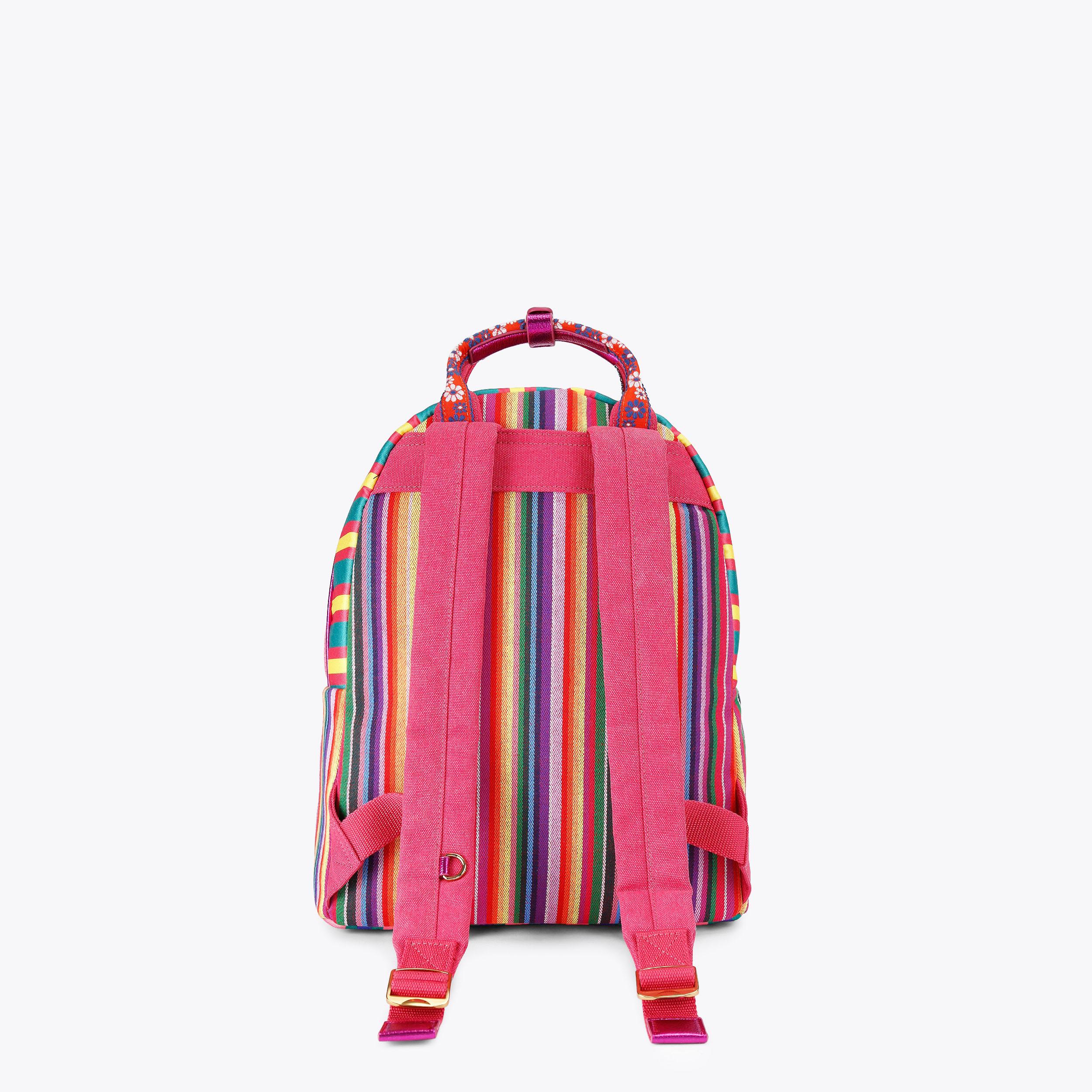 SOUTHBANK LG BACKPACK Striped Canvas Backpack by KURT GEIGER LONDON