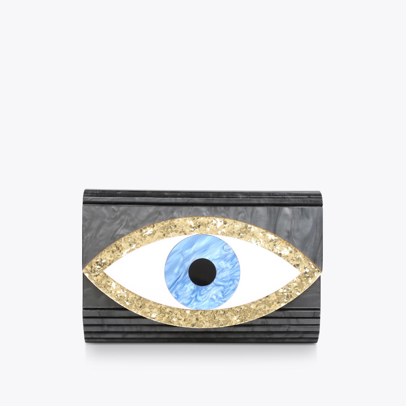 EYE PARTY ENVELOPE Embellished Eye Party Envelope by KURT GEIGER LONDON