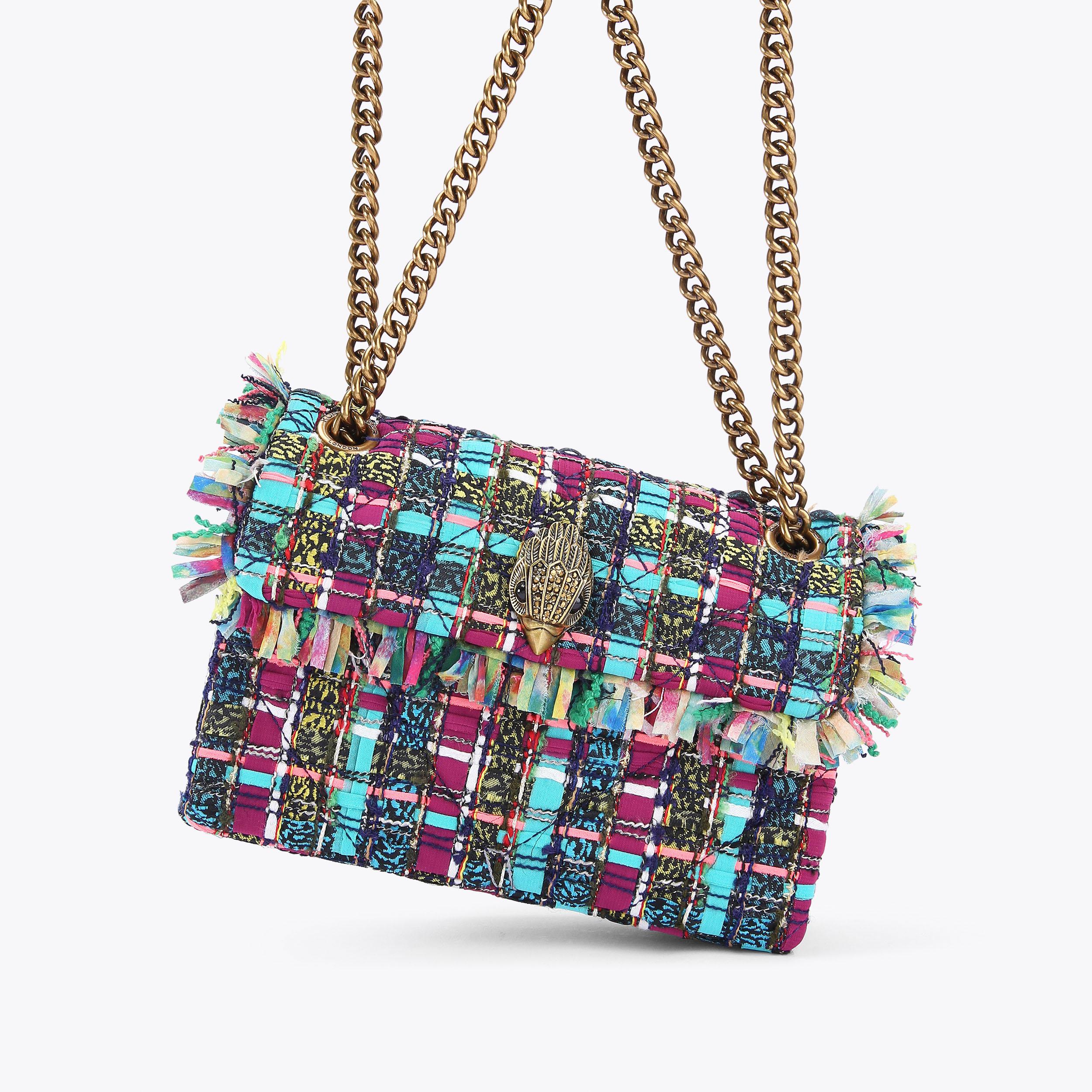 TWEED MINI KENSINGTON Tweed Kensington Purse by KURT GEIGER LONDON