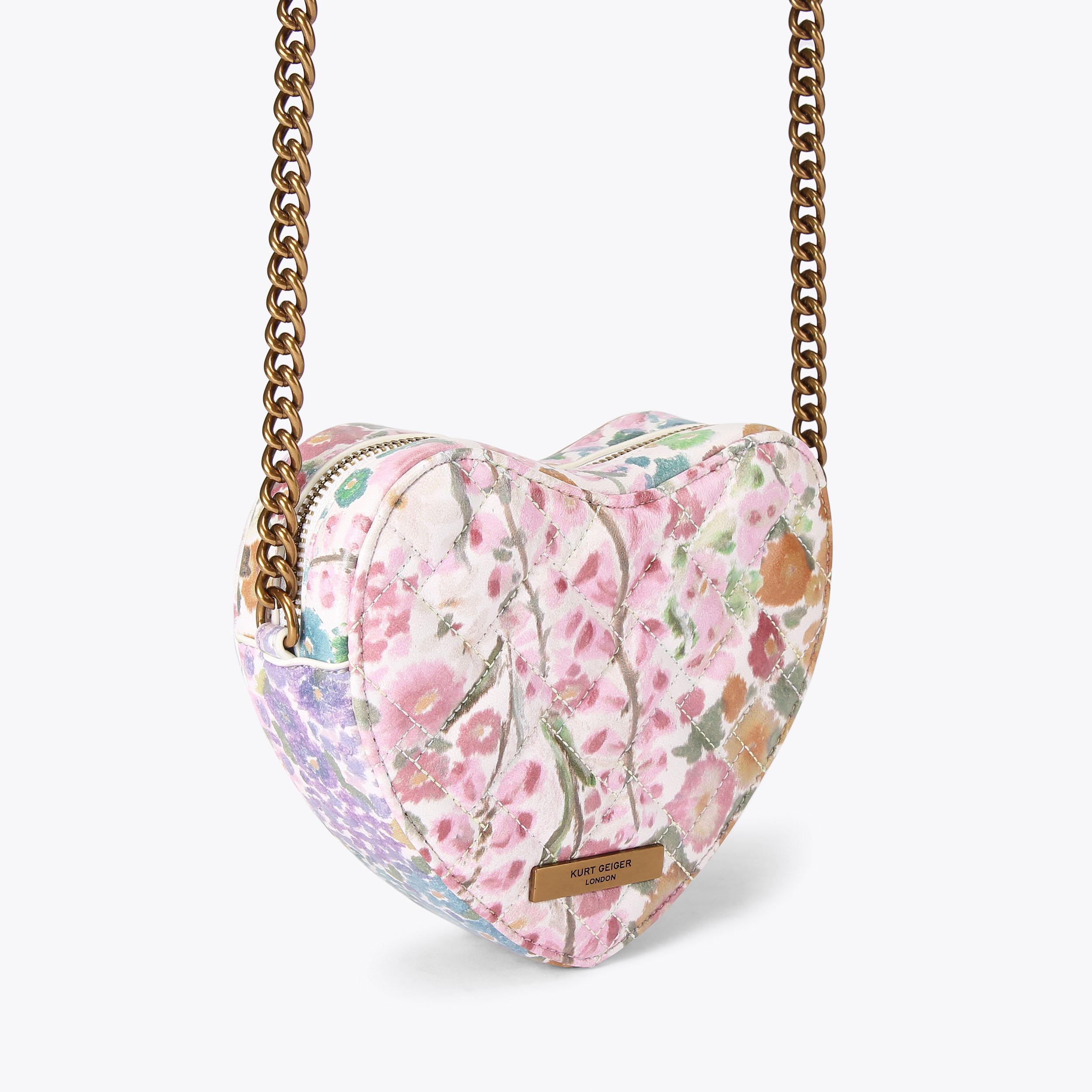 FC KENSINGTON HEART XBODY Heart Leather Cross Body Bag by KURT GEIGER ...
