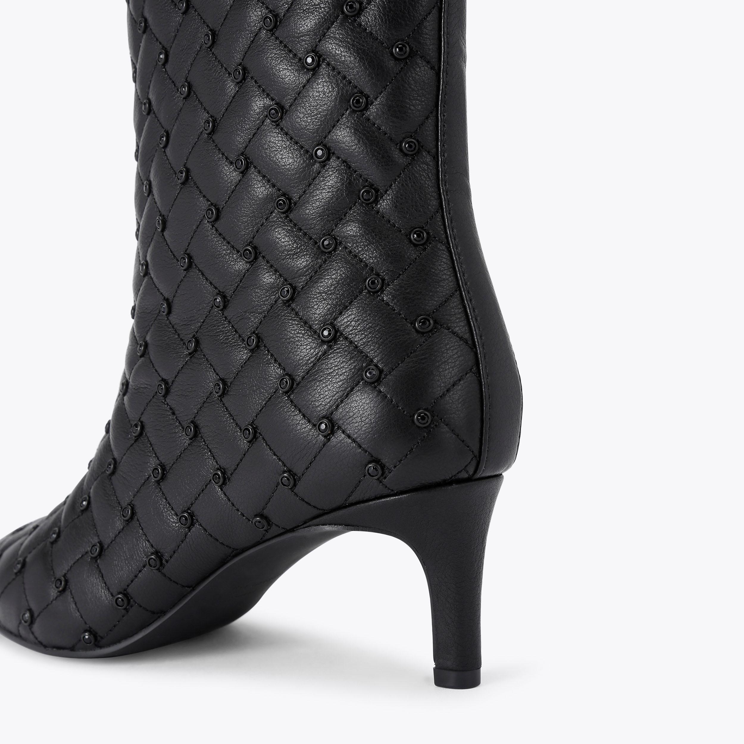 REGENT CRYSTAL BOOT Black Crystal Ankle Boot by KURT GEIGER LONDON