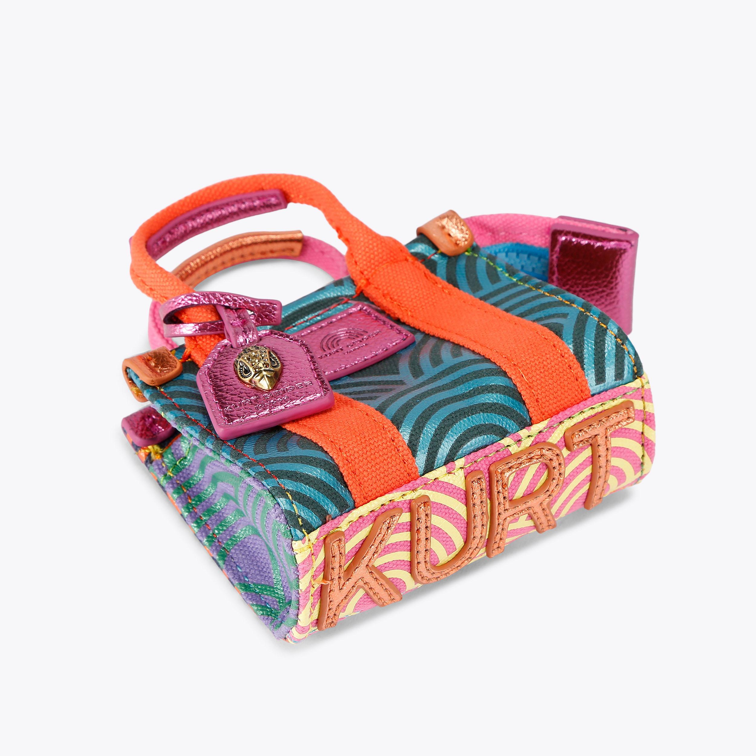 MICRO SOUTHBANK TOTE Rainbow Print Micro Tote Bag by KURT GEIGER LONDON