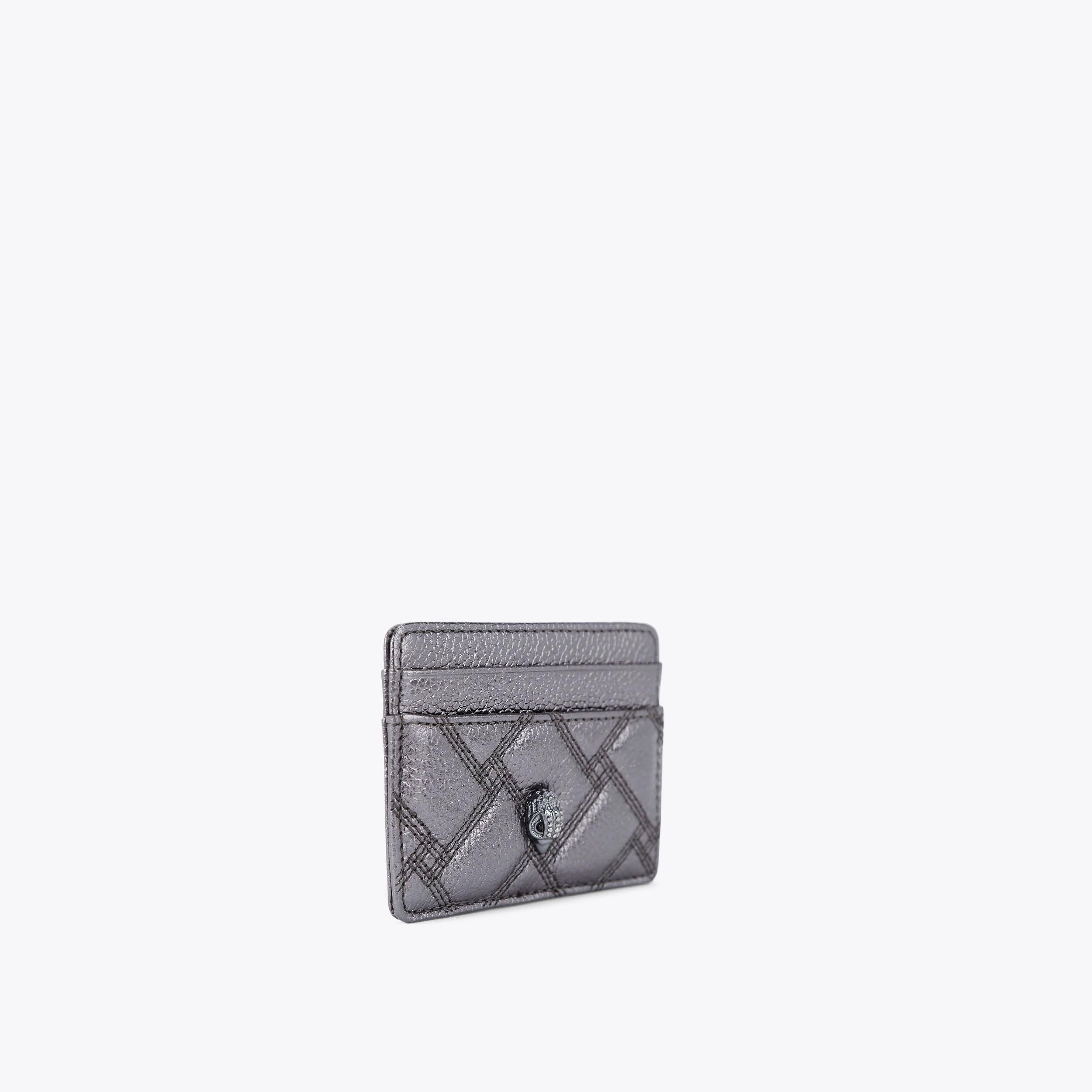 KENSINGTON CARD HOLDER DR Gunmetal Card Holder by KURT GEIGER LONDON