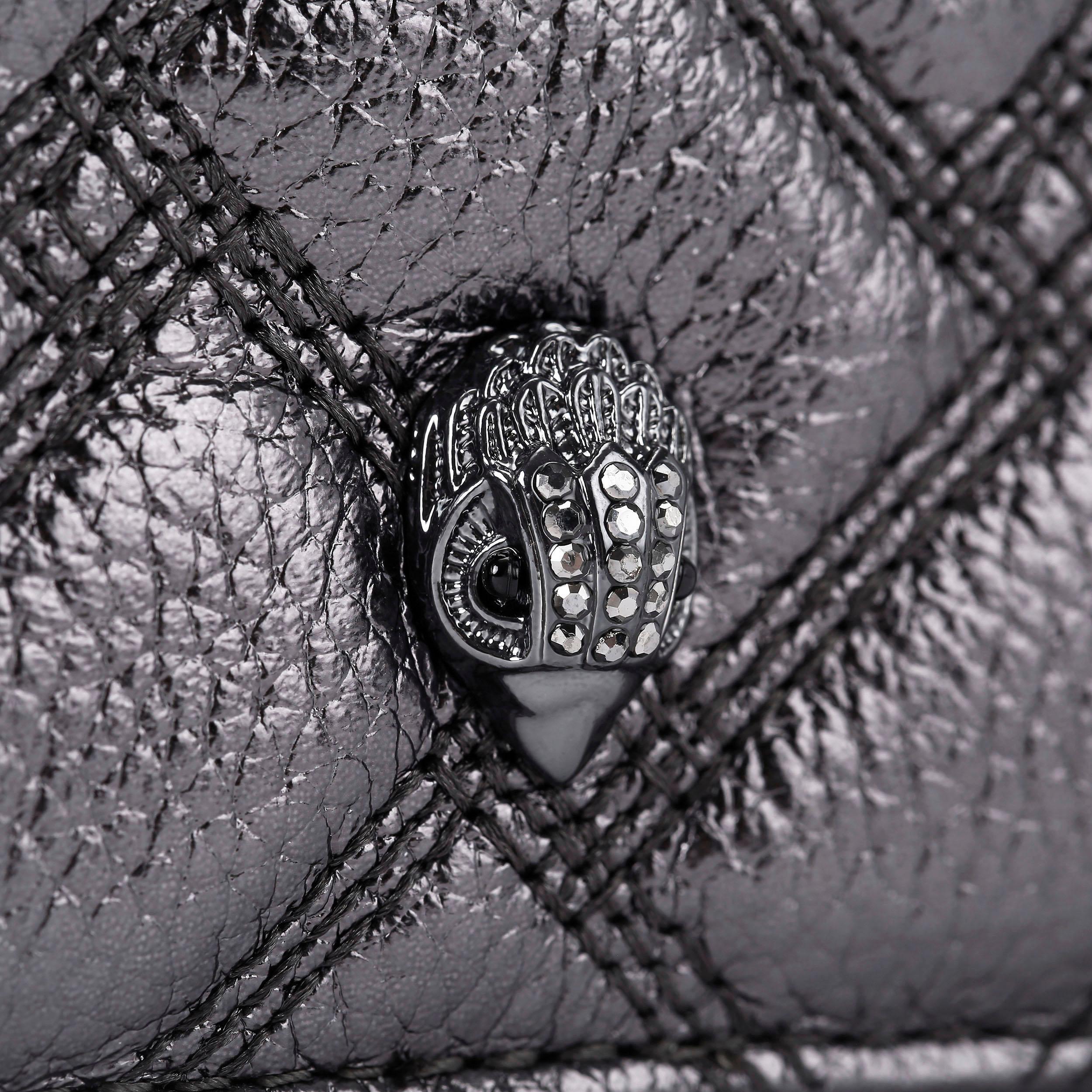 KENSINGTON CARD HOLDER DR Gunmetal Card Holder by KURT GEIGER LONDON