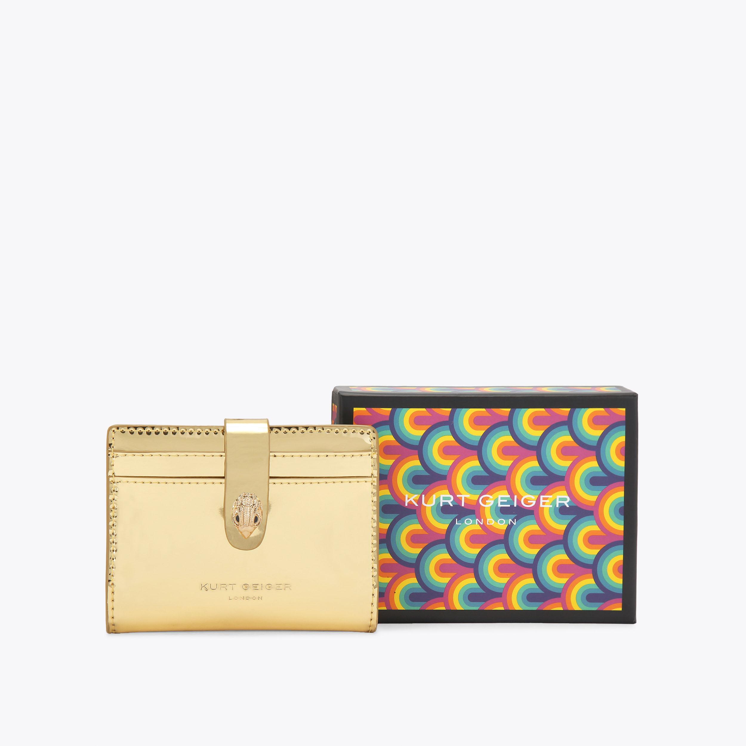 BOND MULTI CARD HOLDER Snake Embossed Card Holder by KURT GEIGER LONDON