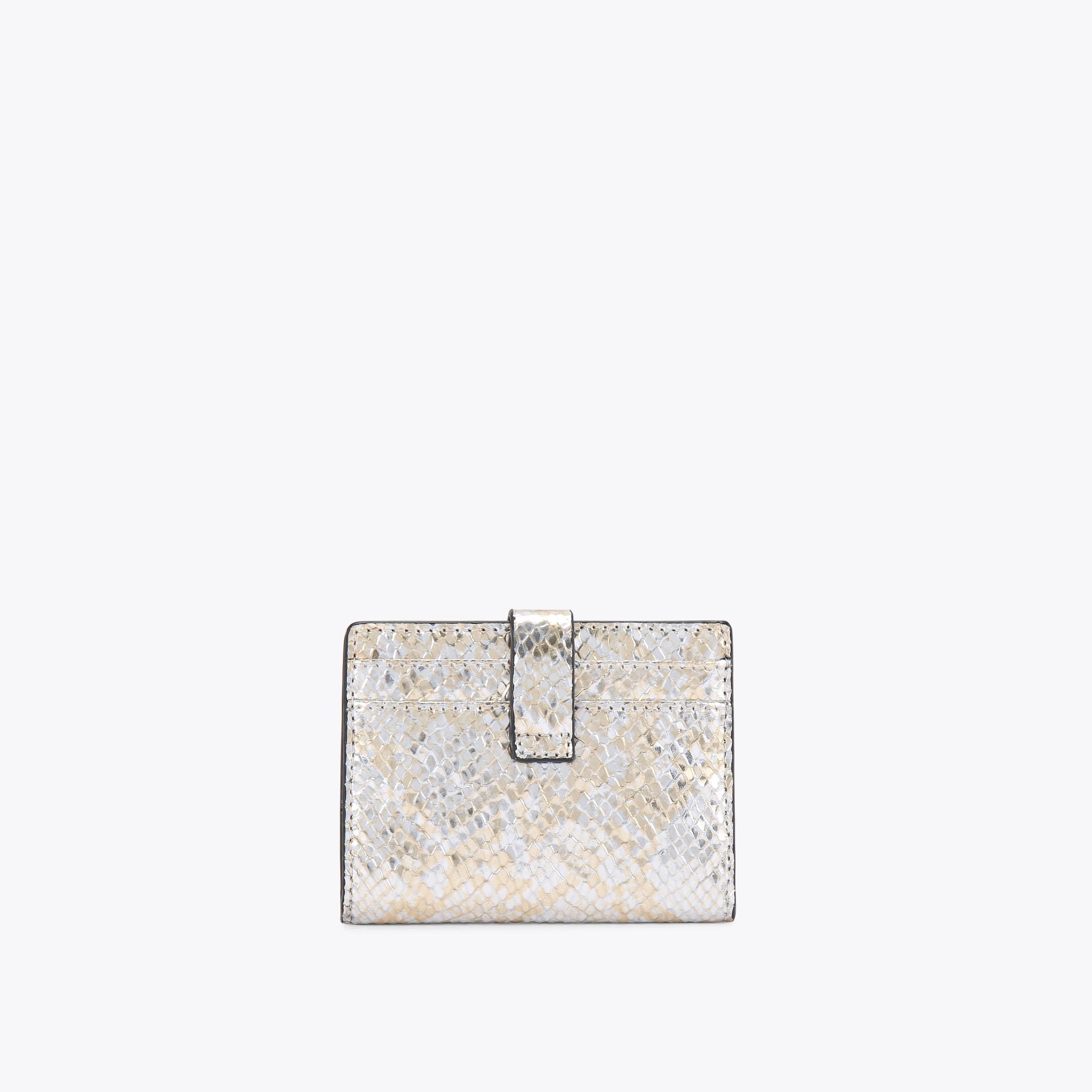 BOND MULTI CARD HOLDER Dual Tone Metallic Card Holder by KURT GEIGER LONDON