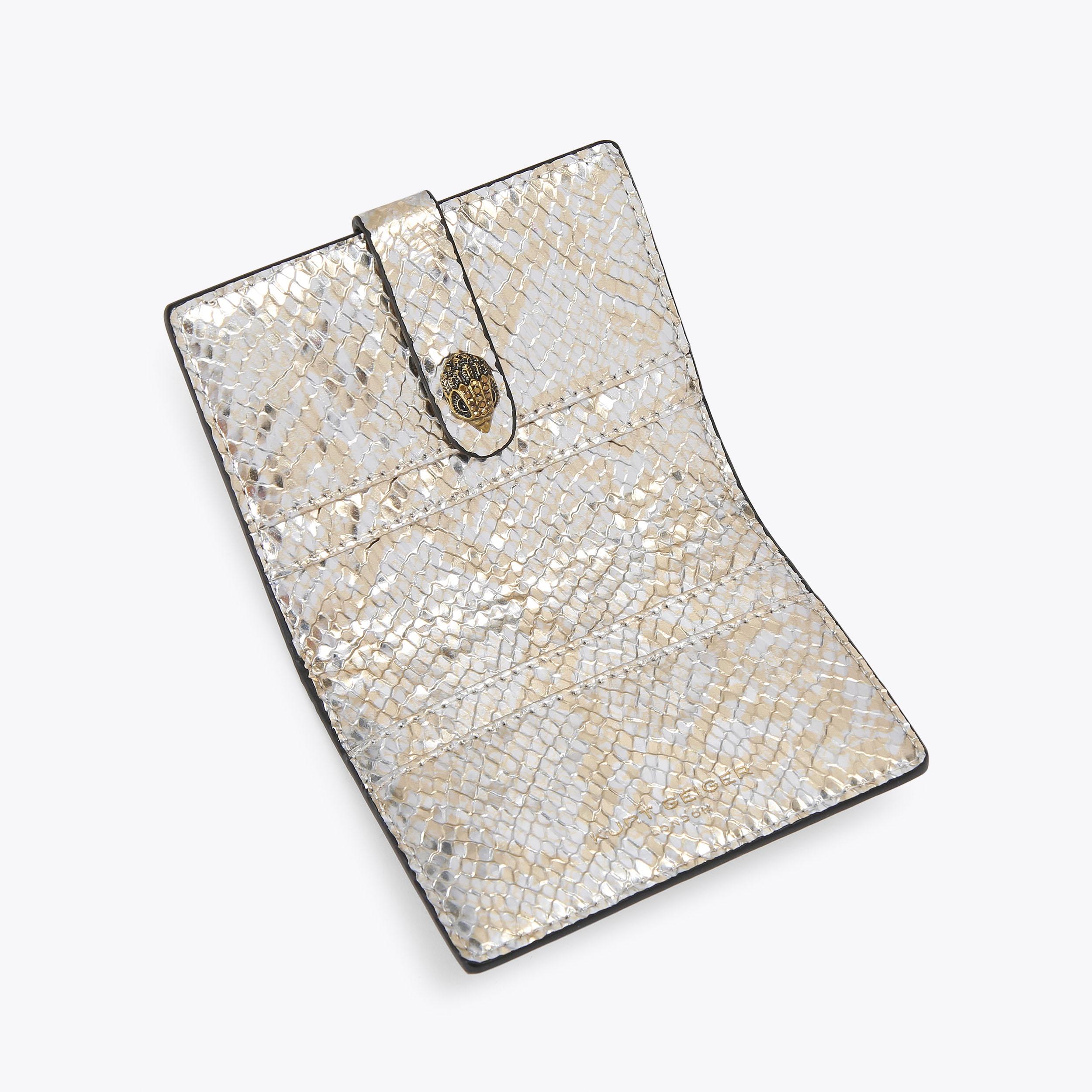 BOND MULTI CARD HOLDER Dual Tone Metallic Card Holder by KURT GEIGER LONDON