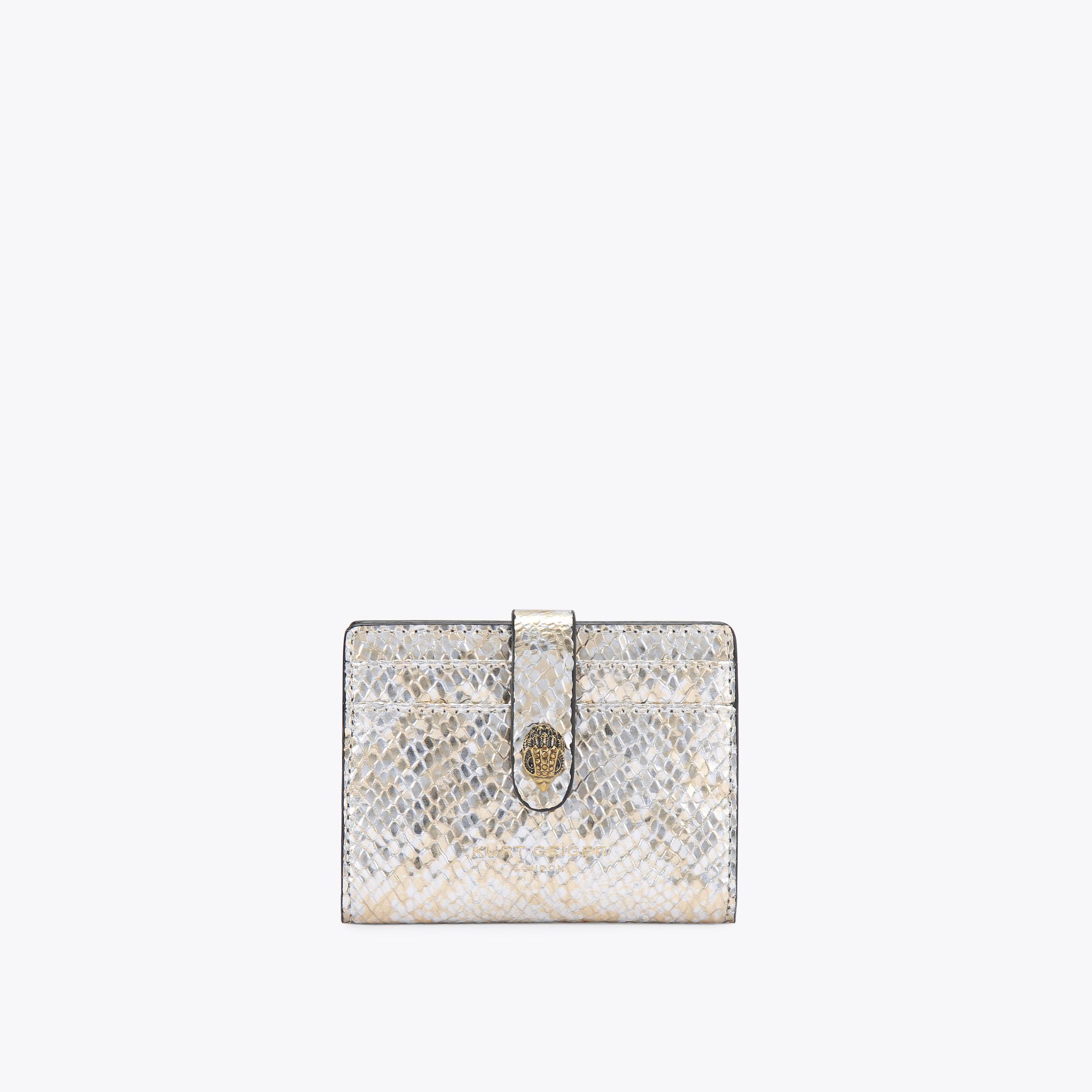 BOND MULTI CARD HOLDER Dual Tone Metallic Card Holder by KURT GEIGER LONDON
