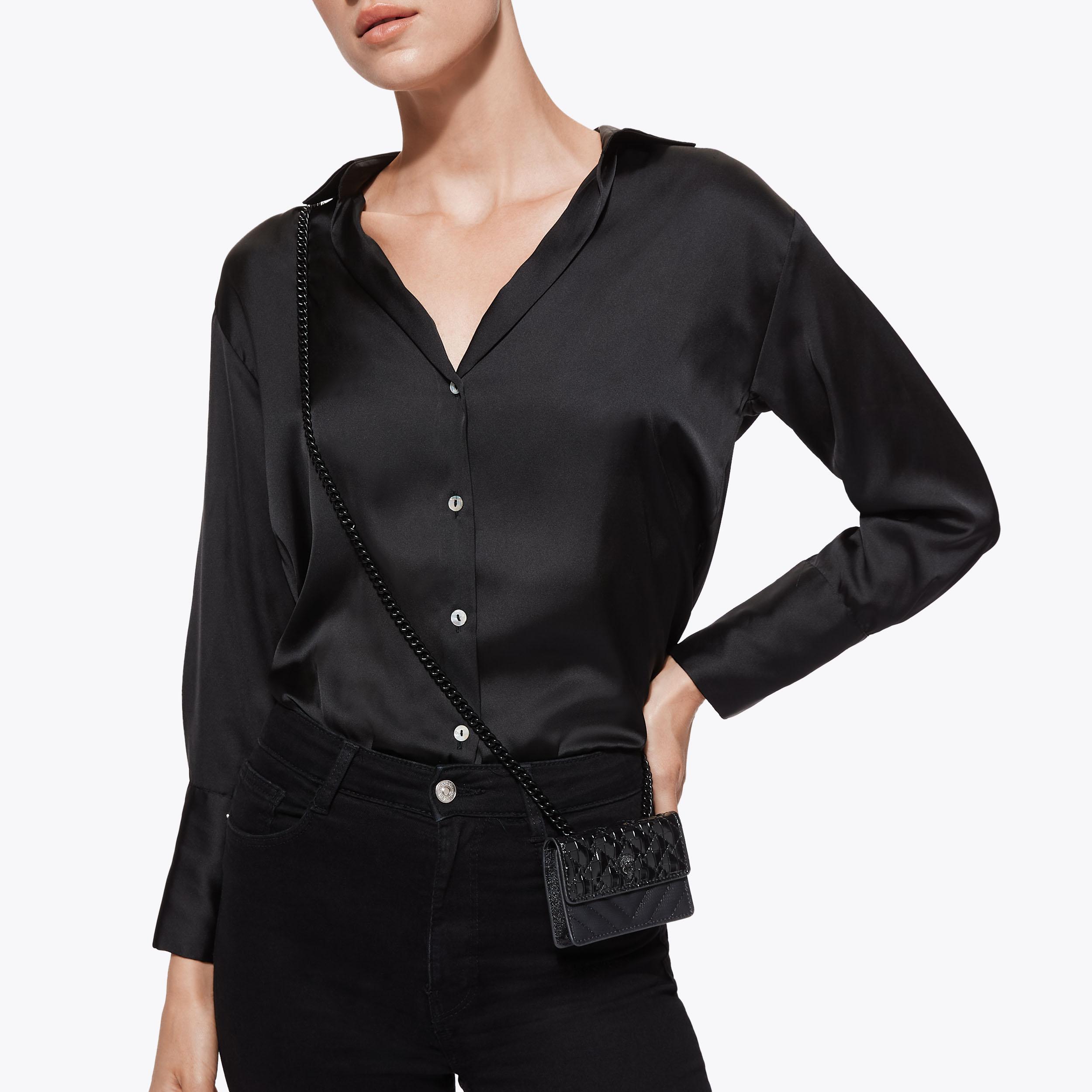 MICRO KENSINGTON L DR Black Micro Cross Body by KURT GEIGER LONDON