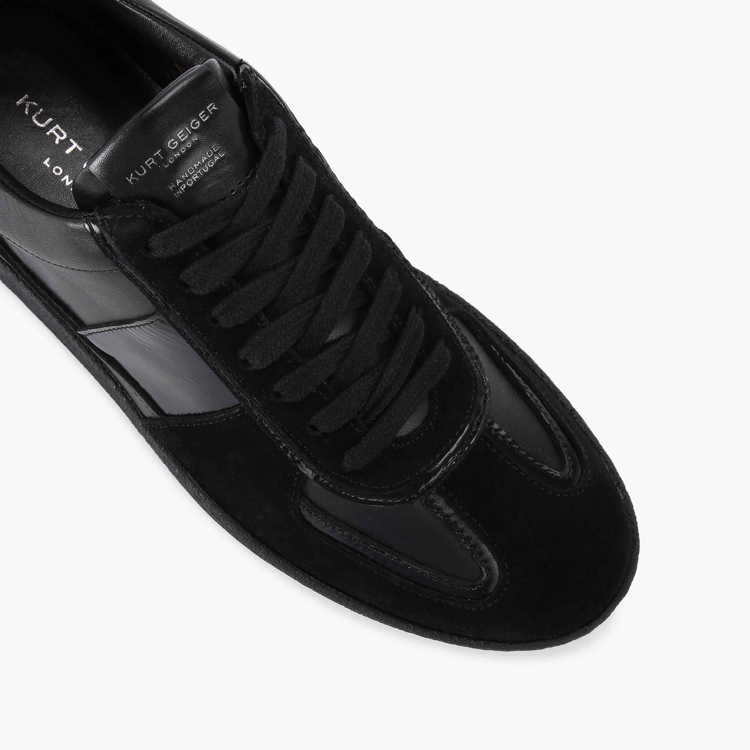 LLOYD SNEAKER Black Lace Up Sneaker by KURT GEIGER LONDON